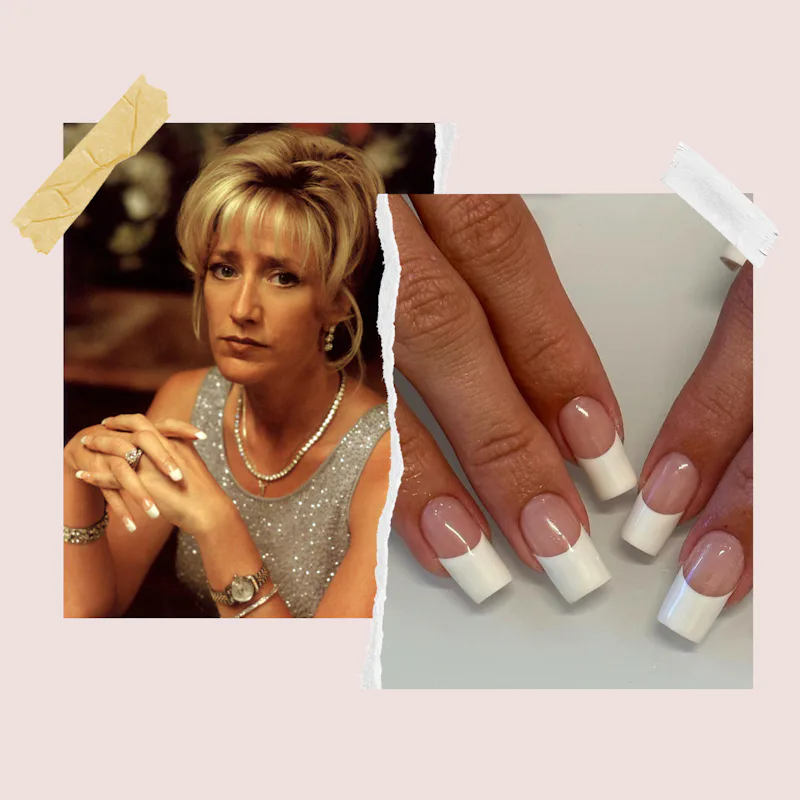 12 "Mob Wife" Aesthetic Nail Ideas That Are So Carmela Soprano-Coded