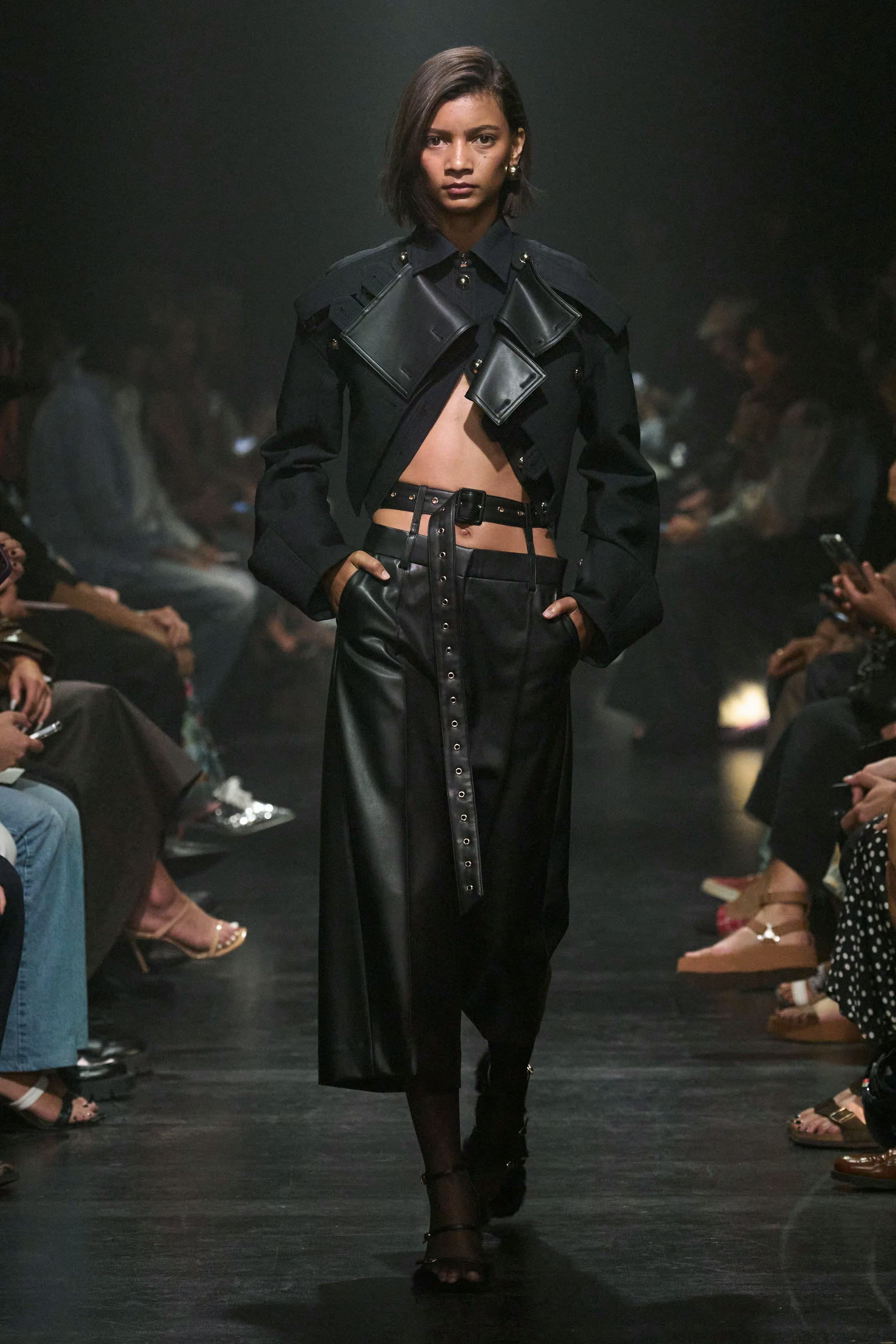 5 Leather Trouser Outfits Worth Recreating From The Runway