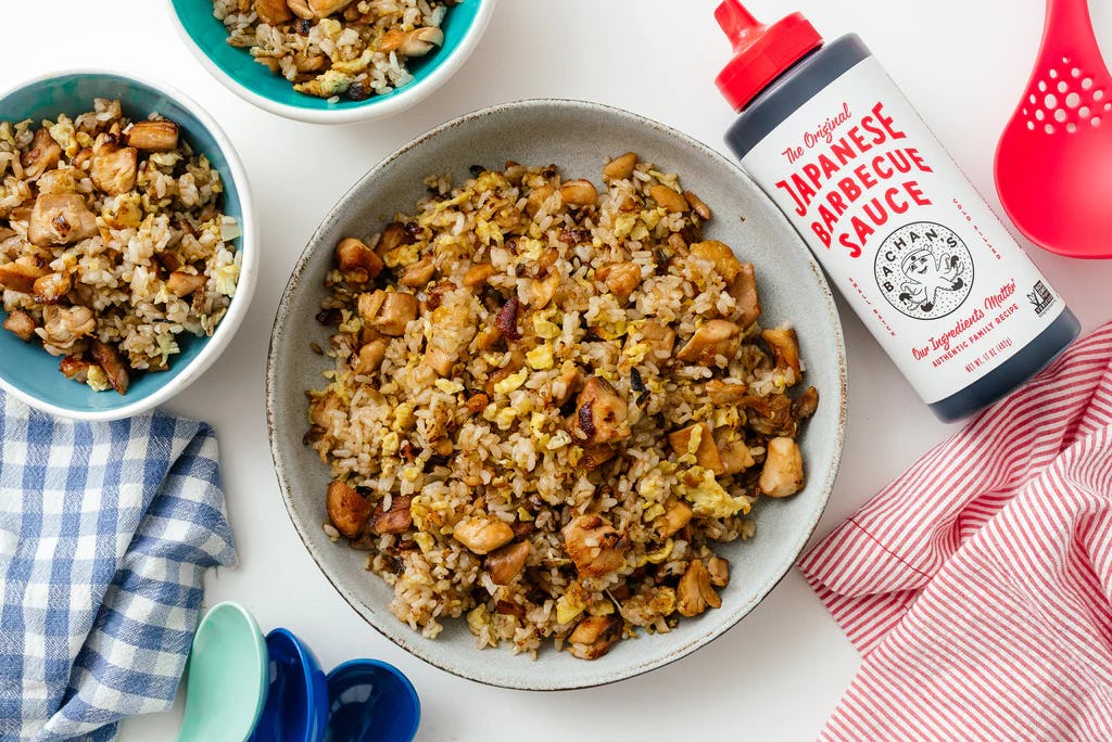 This Barbecue Fried Rice Recipe Is Sweet, Sticky, And Seriously Delicious