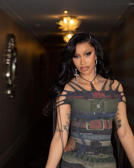 Cardi B's Thin Eyebrows Are Already 2024's Most Controversial Look