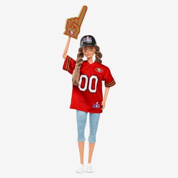 Mattel Releases A Super Bowl LVIII Barbie With Major Taylor Swift Vibes
