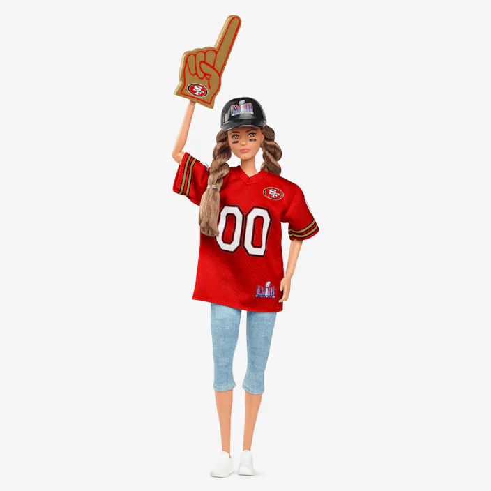 Mattel Releases A Super Bowl LVIII Barbie With Major Taylor Swift Vibes