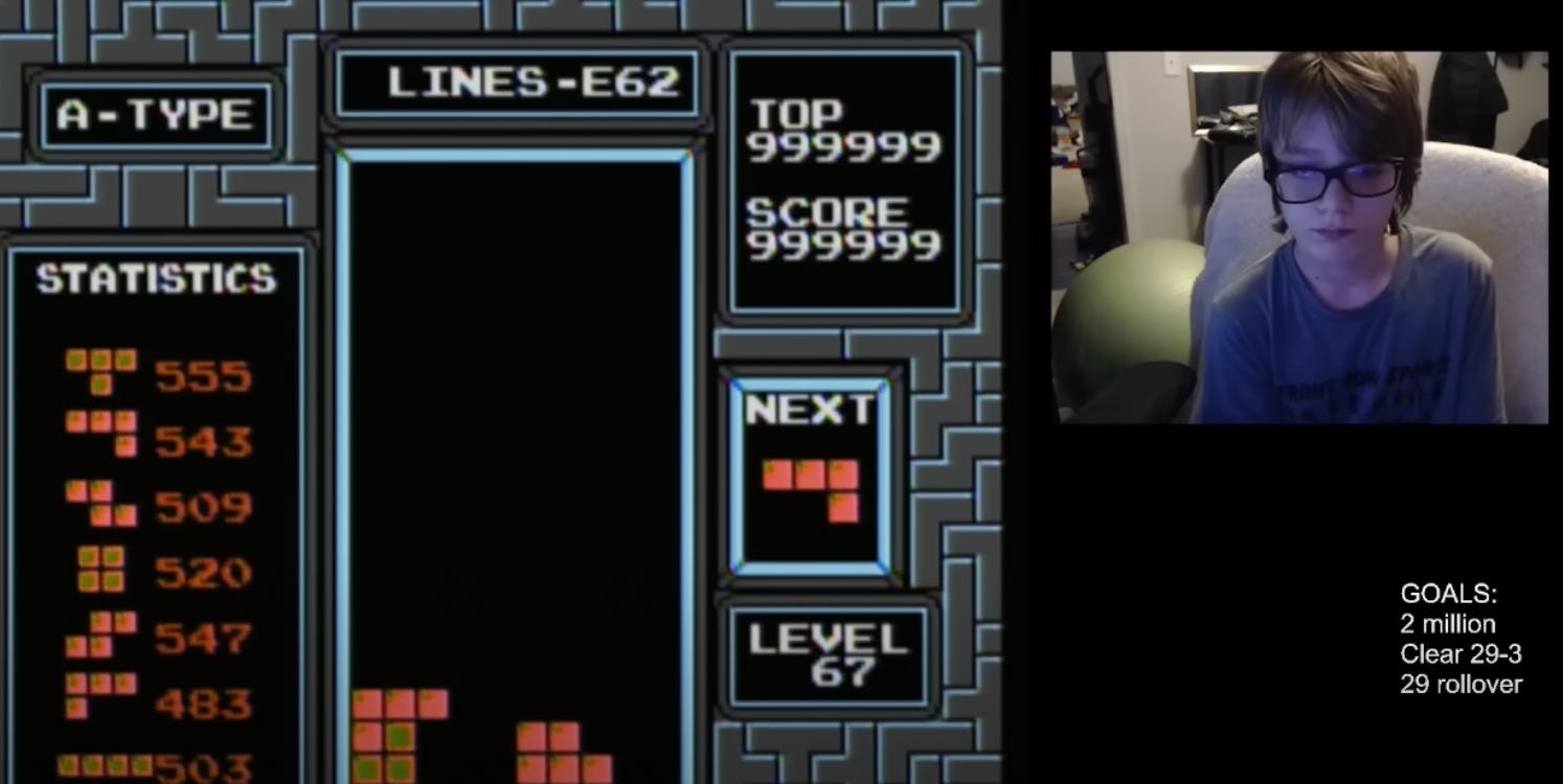 One Kid Finally Beat Tetris And His Response Will Melt Your Heart