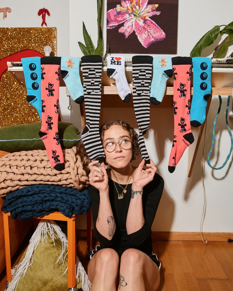Ella Emhoff Doublesoul Sock Collaboration 2024