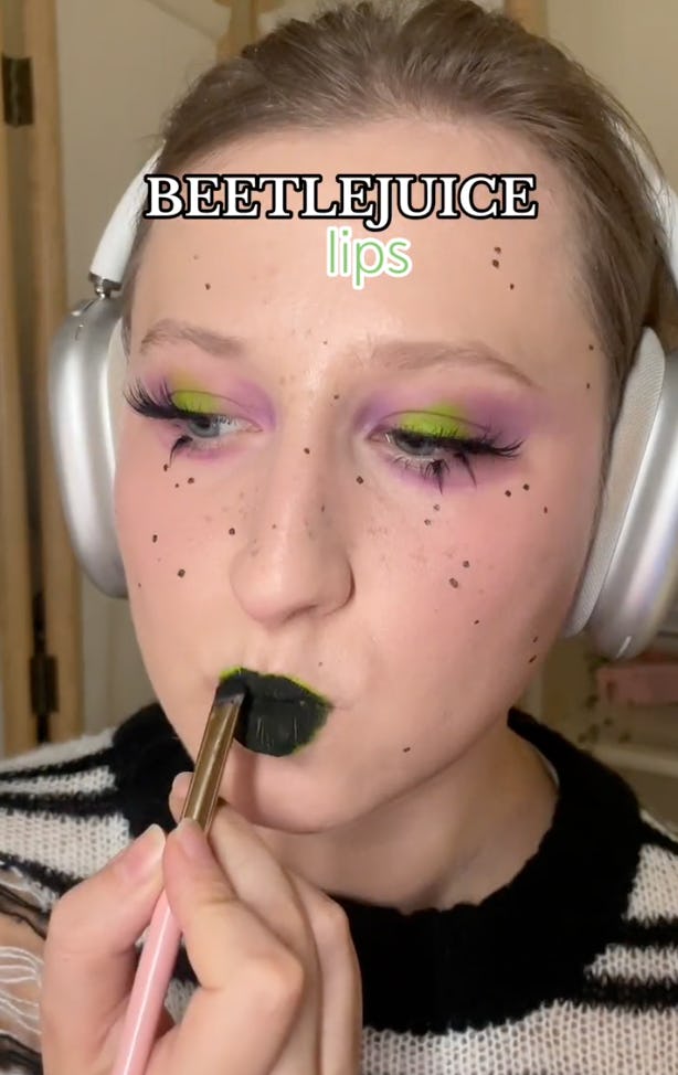 I Tried TikTok's 'Beetlejuice' Lips Trend — Here's How You Can Too