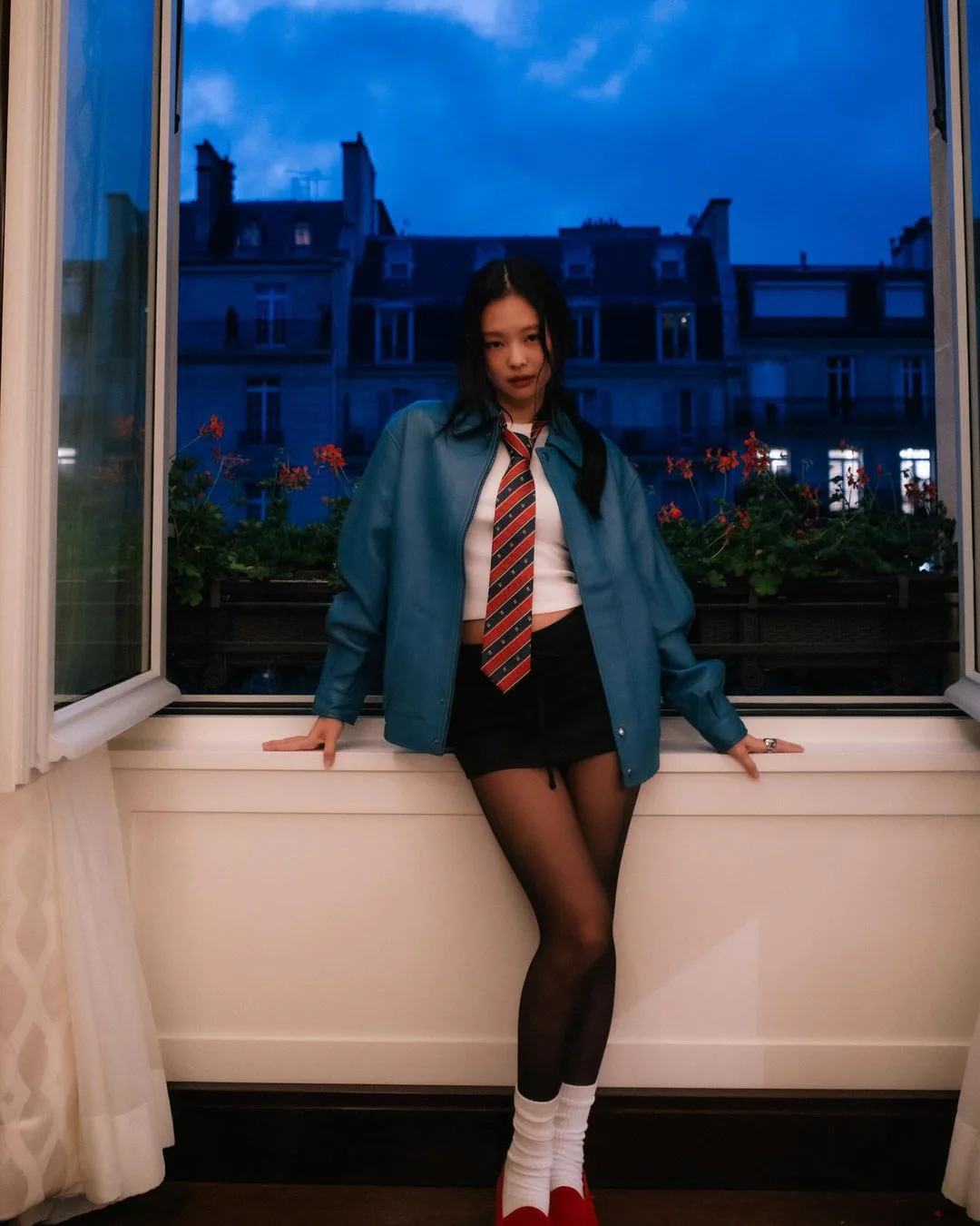 Blackpink's Jennie Kim Taps Into Her Academic Side With a School Girl Look