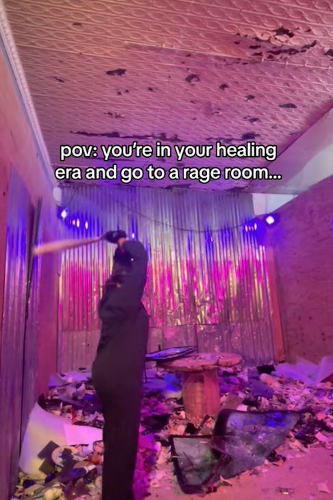 How to Create Your Own “Rage Room” At Home, According To Therapists