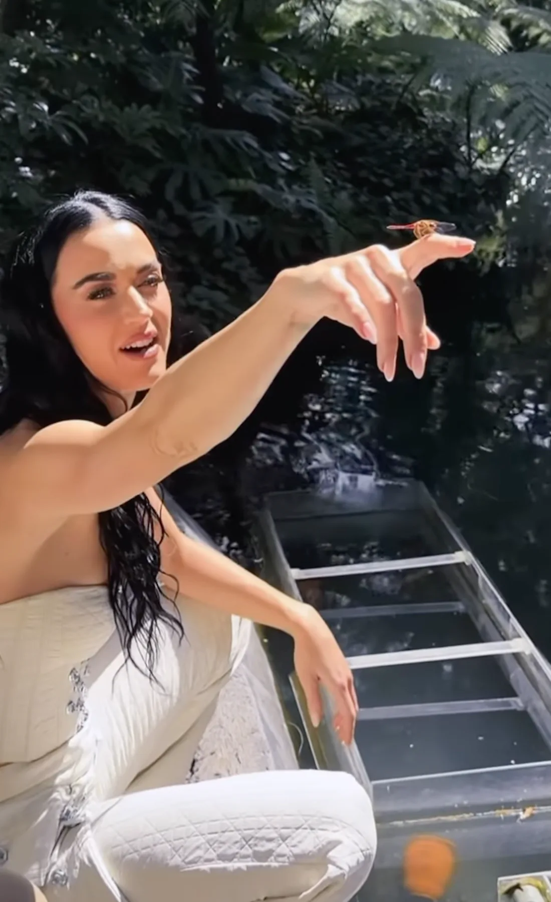 Katy Perry Wore A Bustier Crop Top For A Lifetimes Tour Video