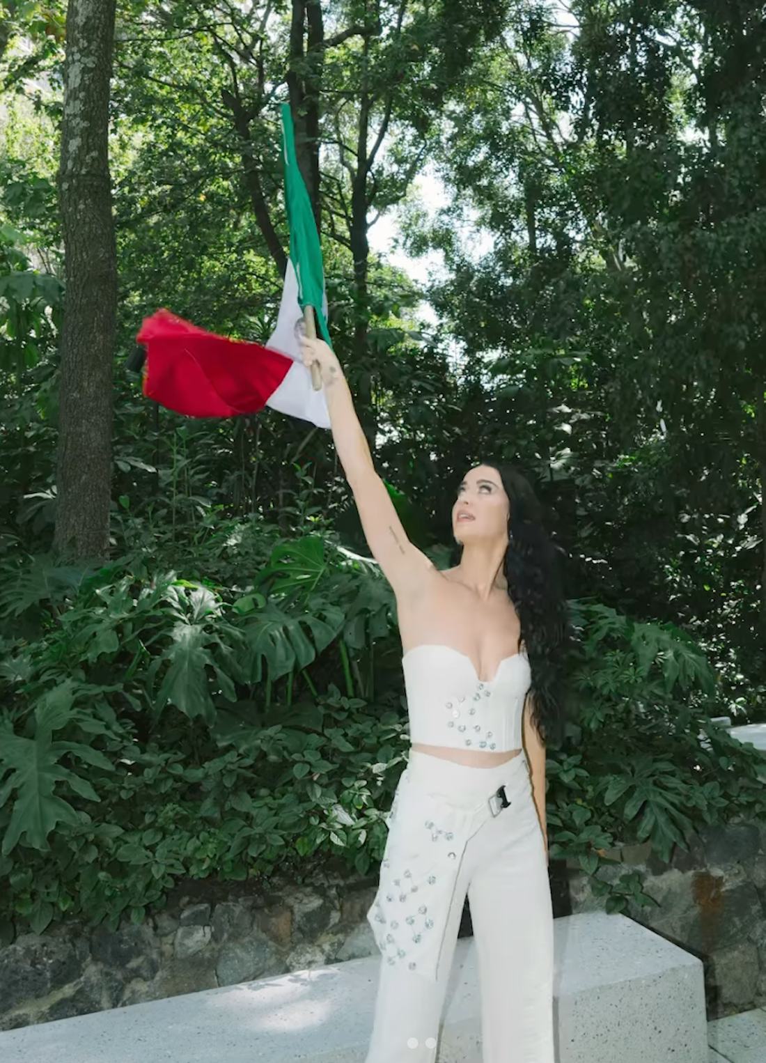 Katy Perry Wore A Bustier Crop Top For A Lifetimes Tour Video