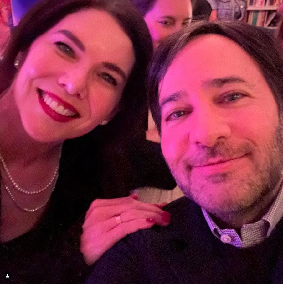'Gilmore Girls' Stars Lauren Graham & Danny Strong Reunited By Chance