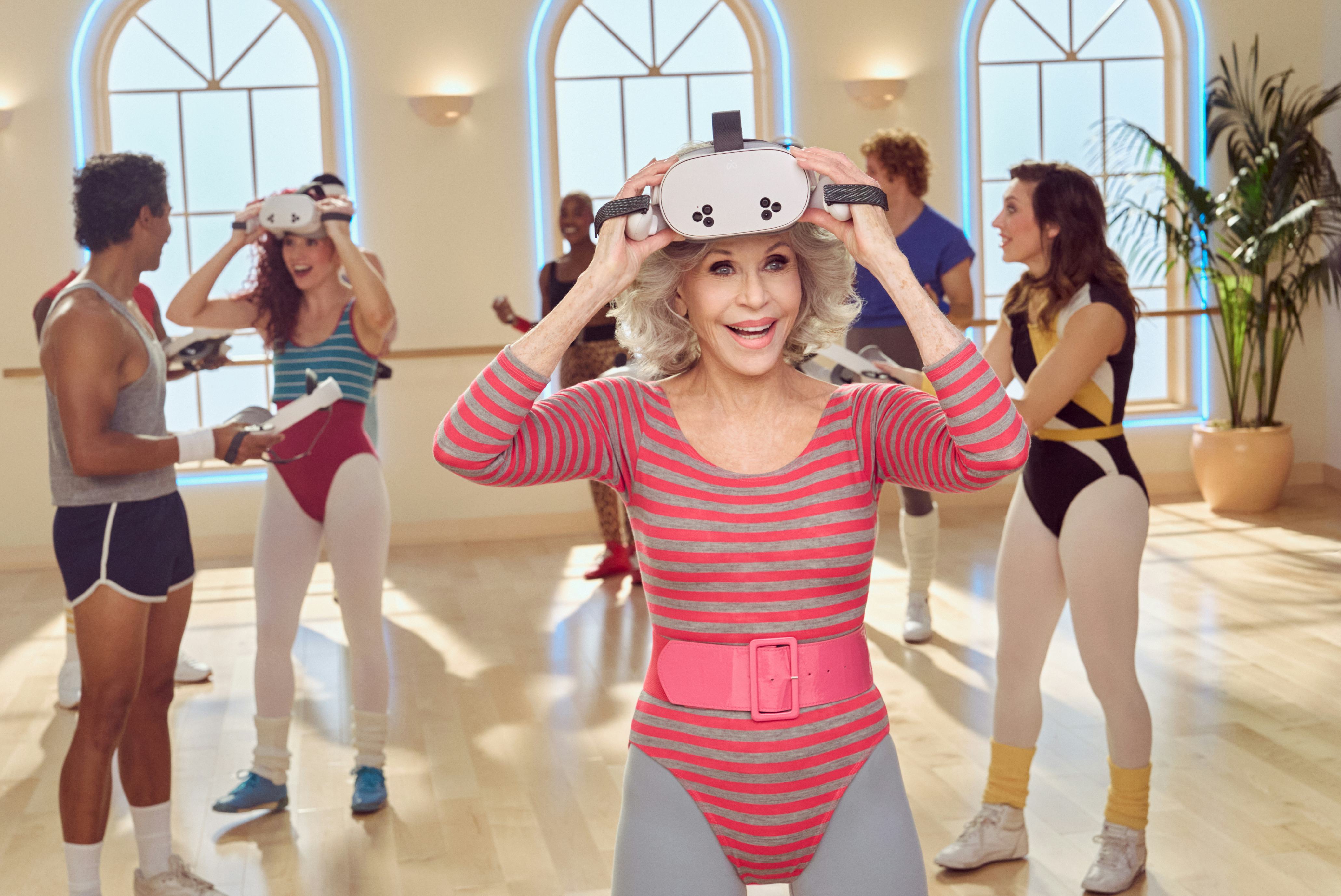 Jane Fonda On Her ’80s Aerobics Videos & New VR Workout Classes
