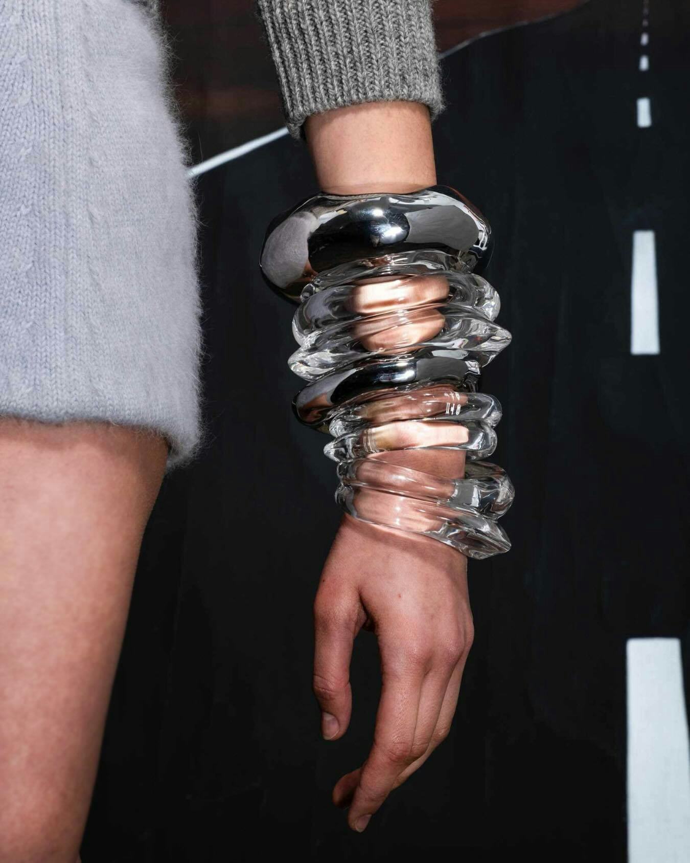 Chunky Bangles Are Replacing Dainty Bracelets This Season