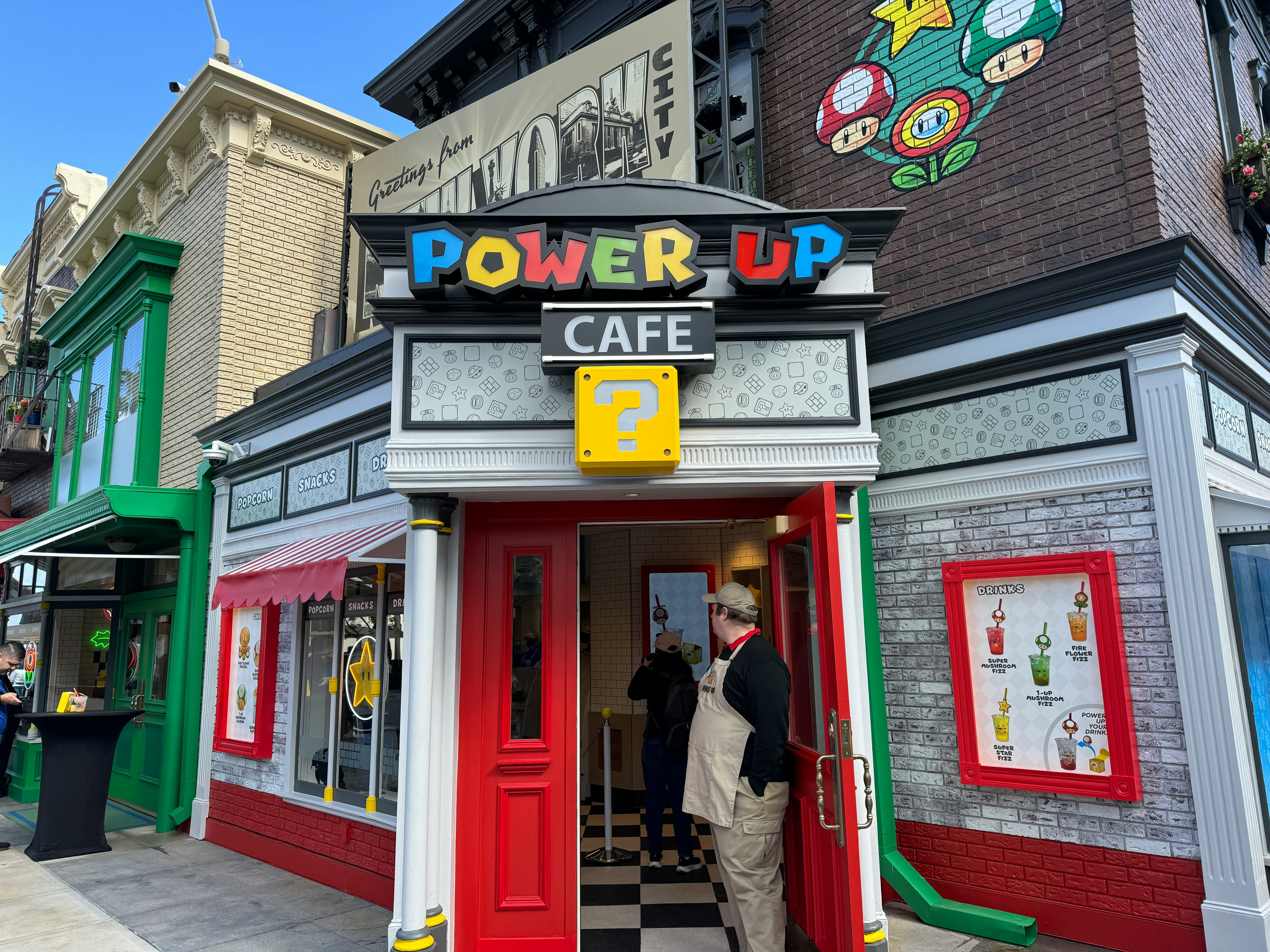 I Tried The Super Nintendo World Power-Up Cafe Menu At Universal