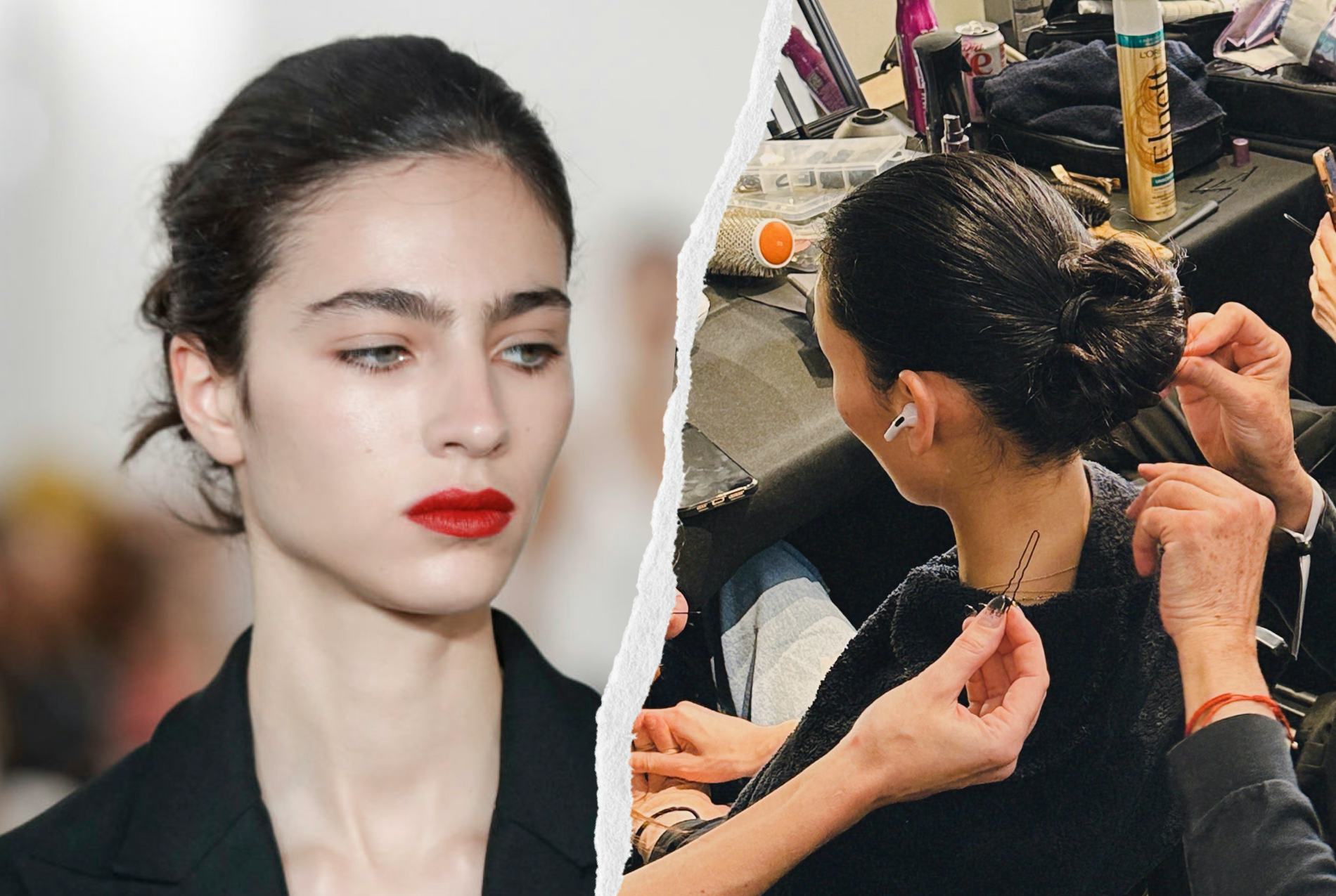The Upgraded Bun Is NYFW Fall/Winter ’24’s Biggest Hair Trend