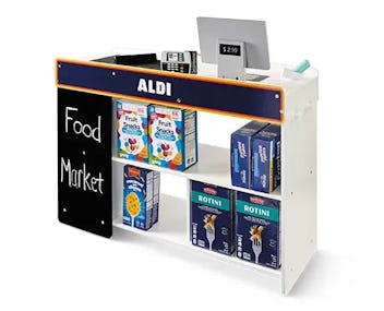 Aldi Dropped The Cutest Pretend Grocery Store Cart & Playset