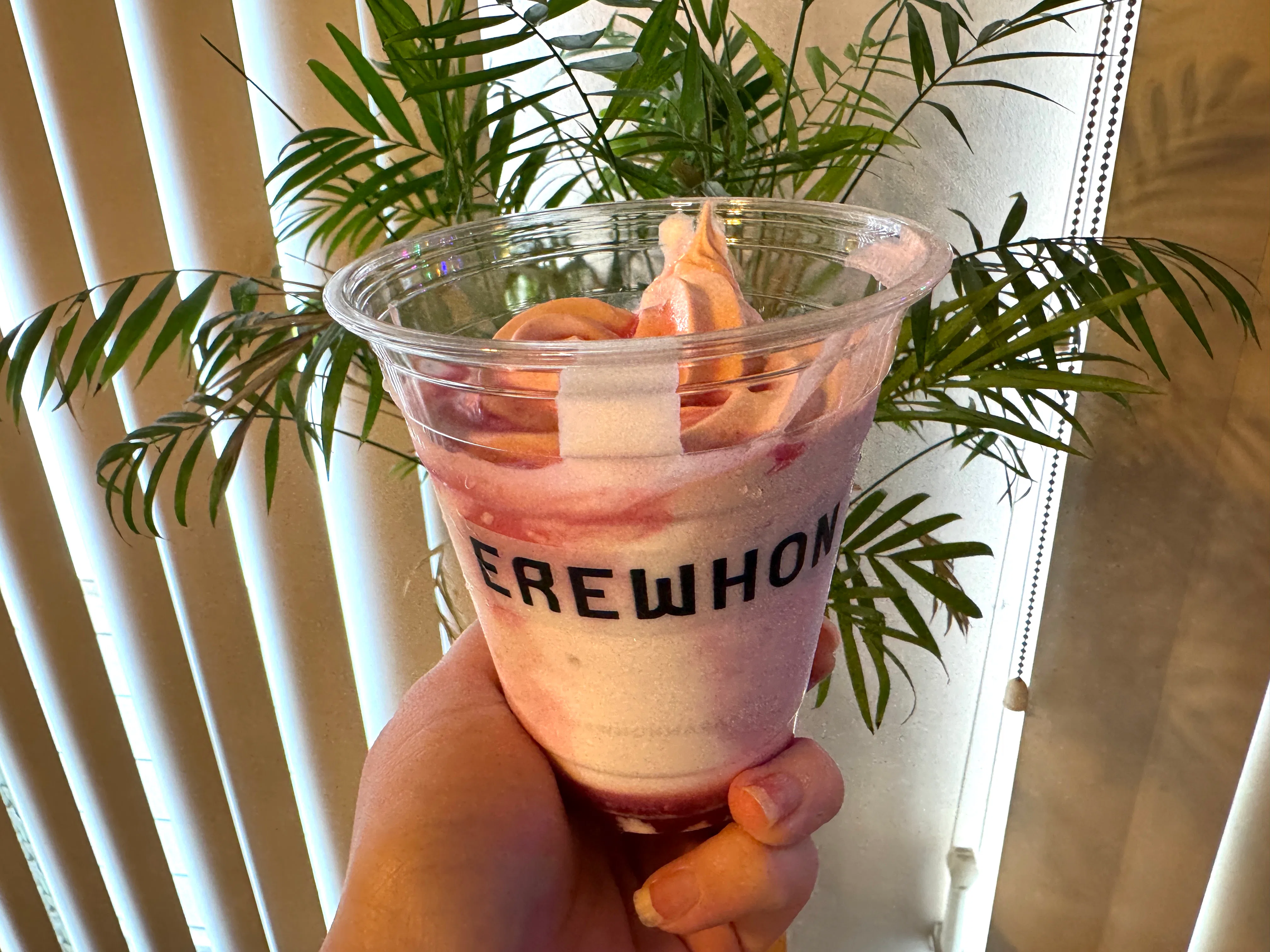 I Tried Hailey Bieber's Erewhon Strawberry Soft Serve Sundaes