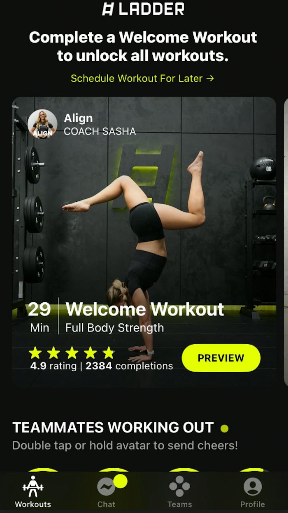 Ladder Workout App Review: Price, Teams, & Structure