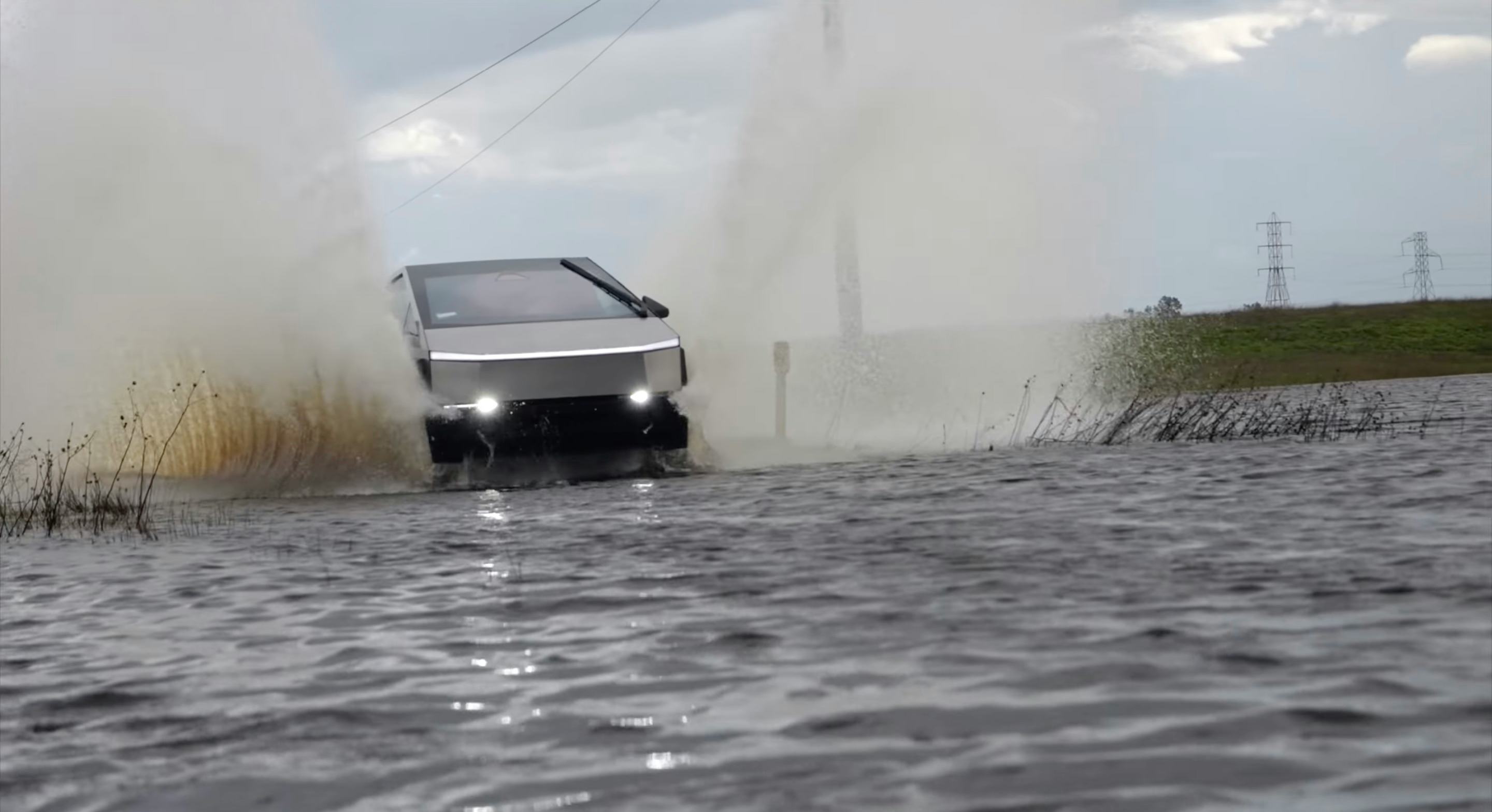 The Cybertruck's Wade Mode Can Actually Help Tesla's Electric Truck Swim