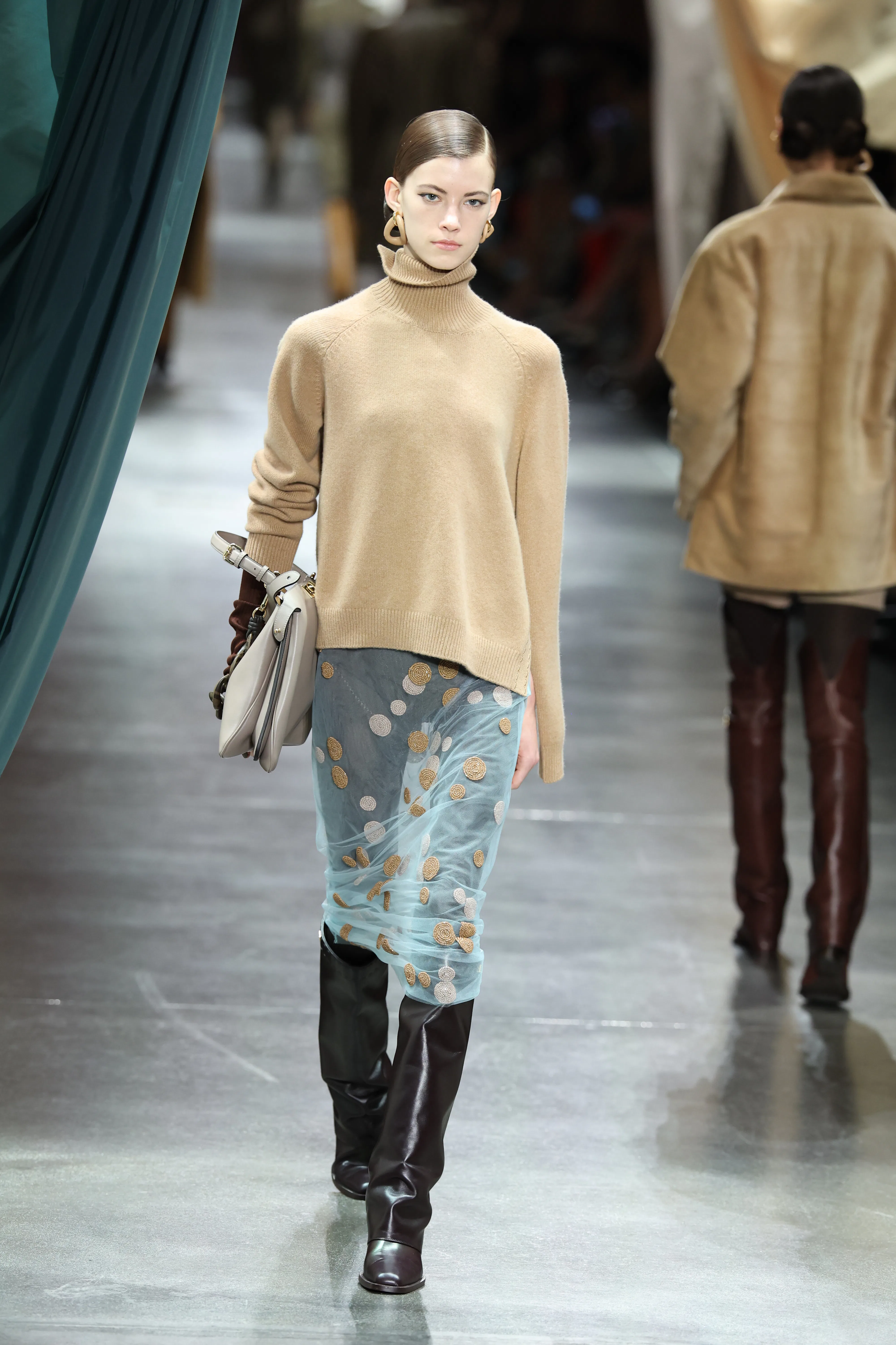 At Fendi, Inventive Layering Is Key for Fall 2024