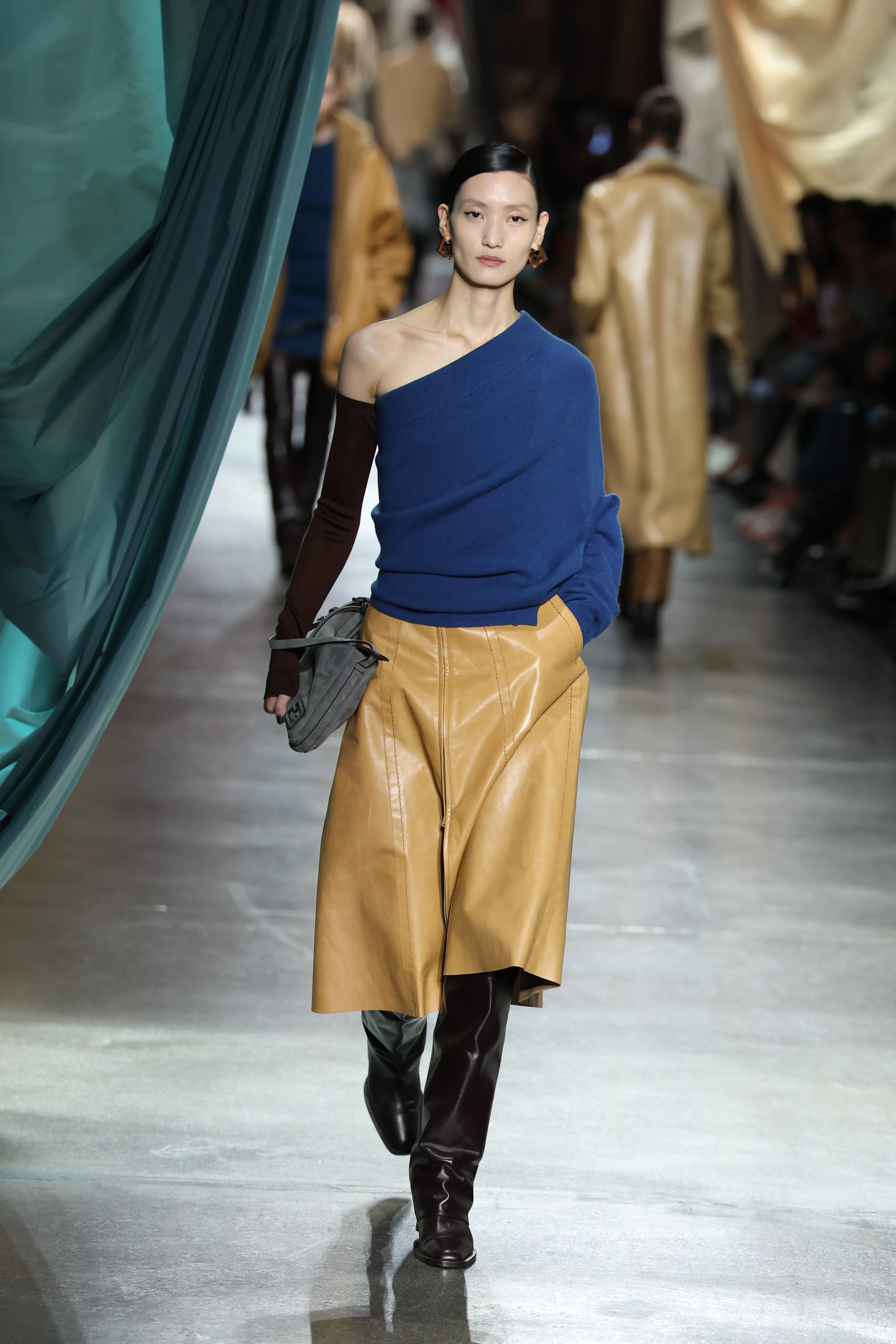 At Fendi, Inventive Layering Is Key for Fall 2024