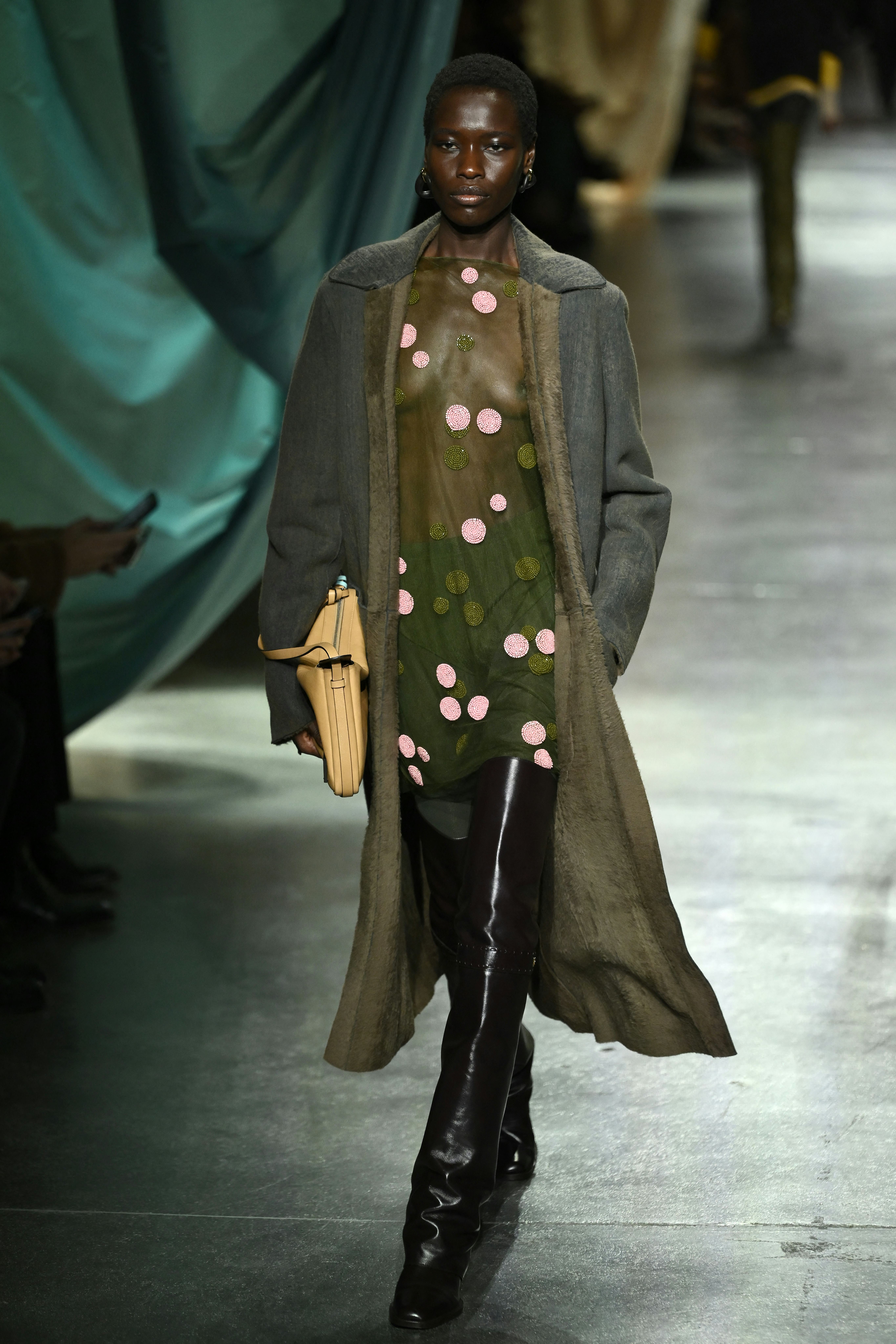 At Fendi, Inventive Layering Is Key for Fall 2024