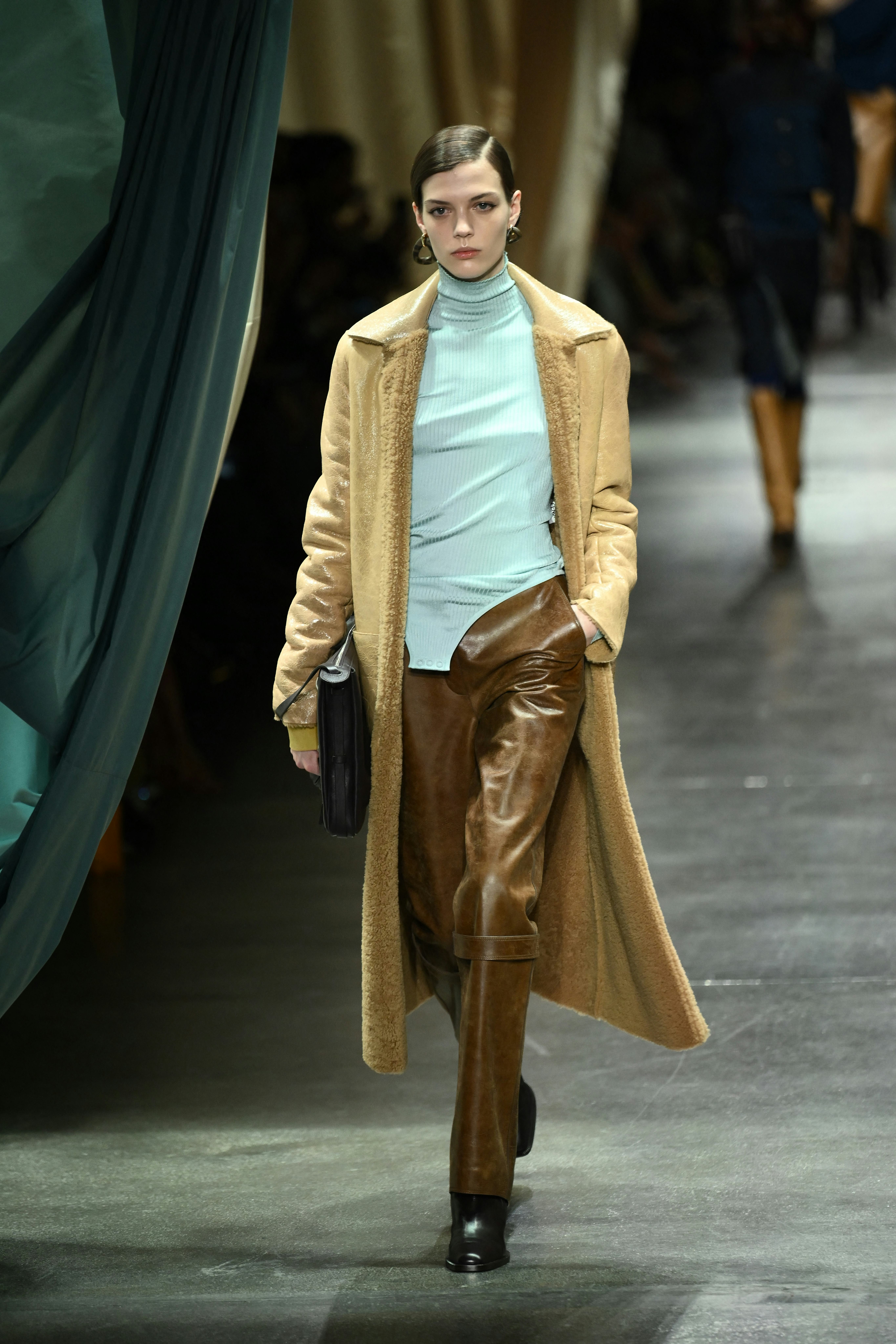 At Fendi, Inventive Layering Is Key for Fall 2024