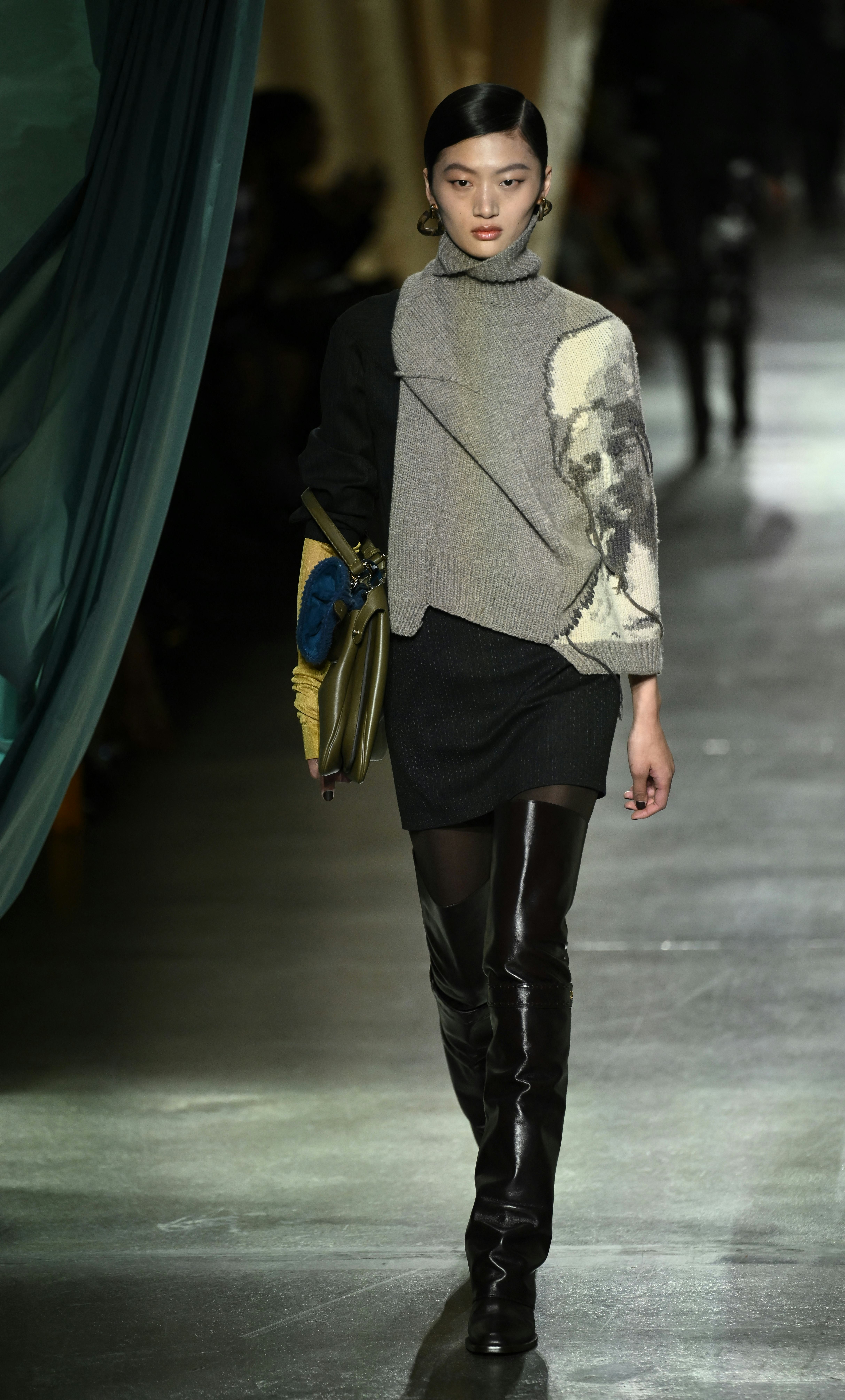 At Fendi, Inventive Layering Is Key for Fall 2024
