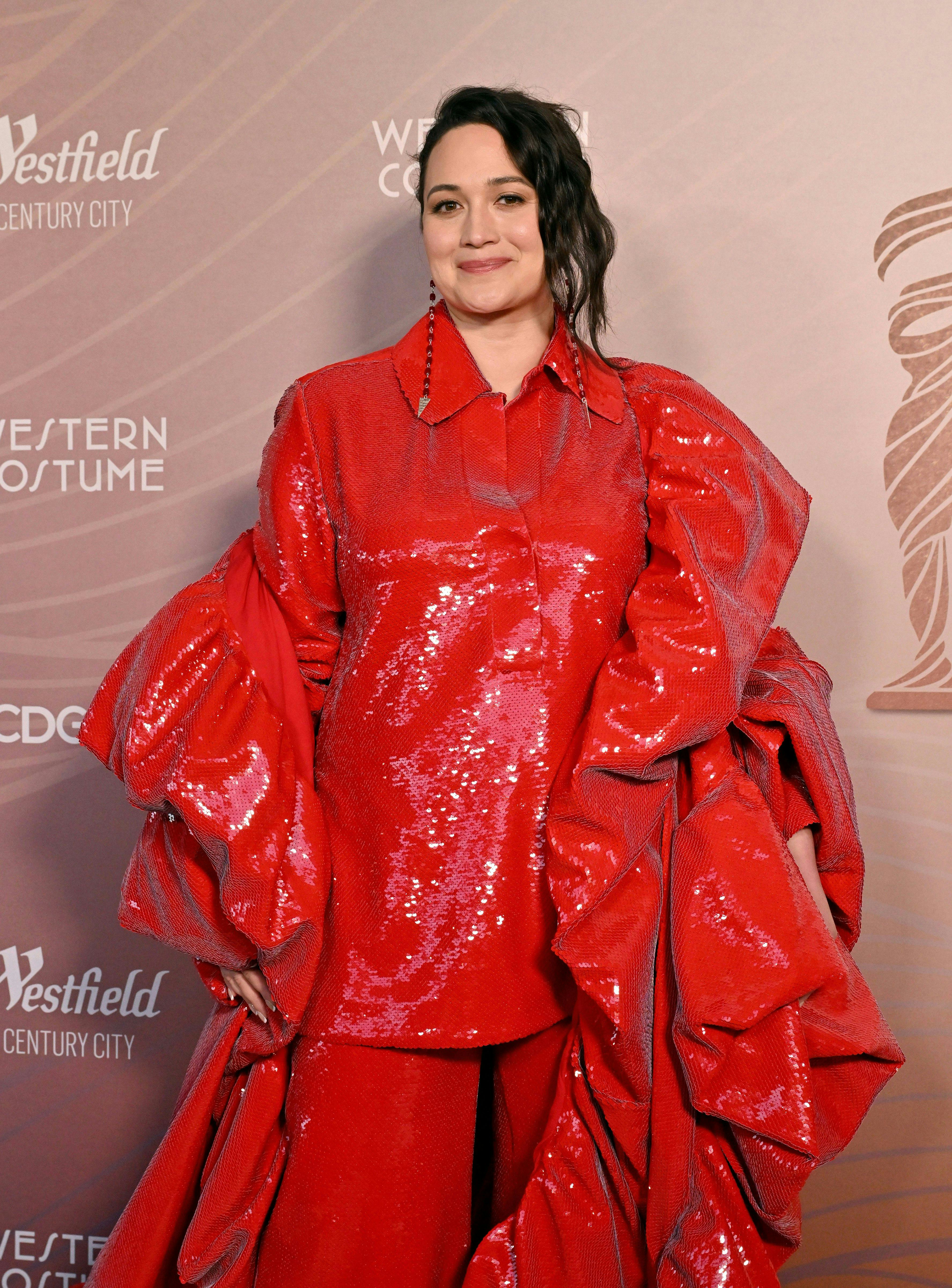 Lily Gladstone's Sparkly Red Outfit Would Make Dorothy Gale Jealous