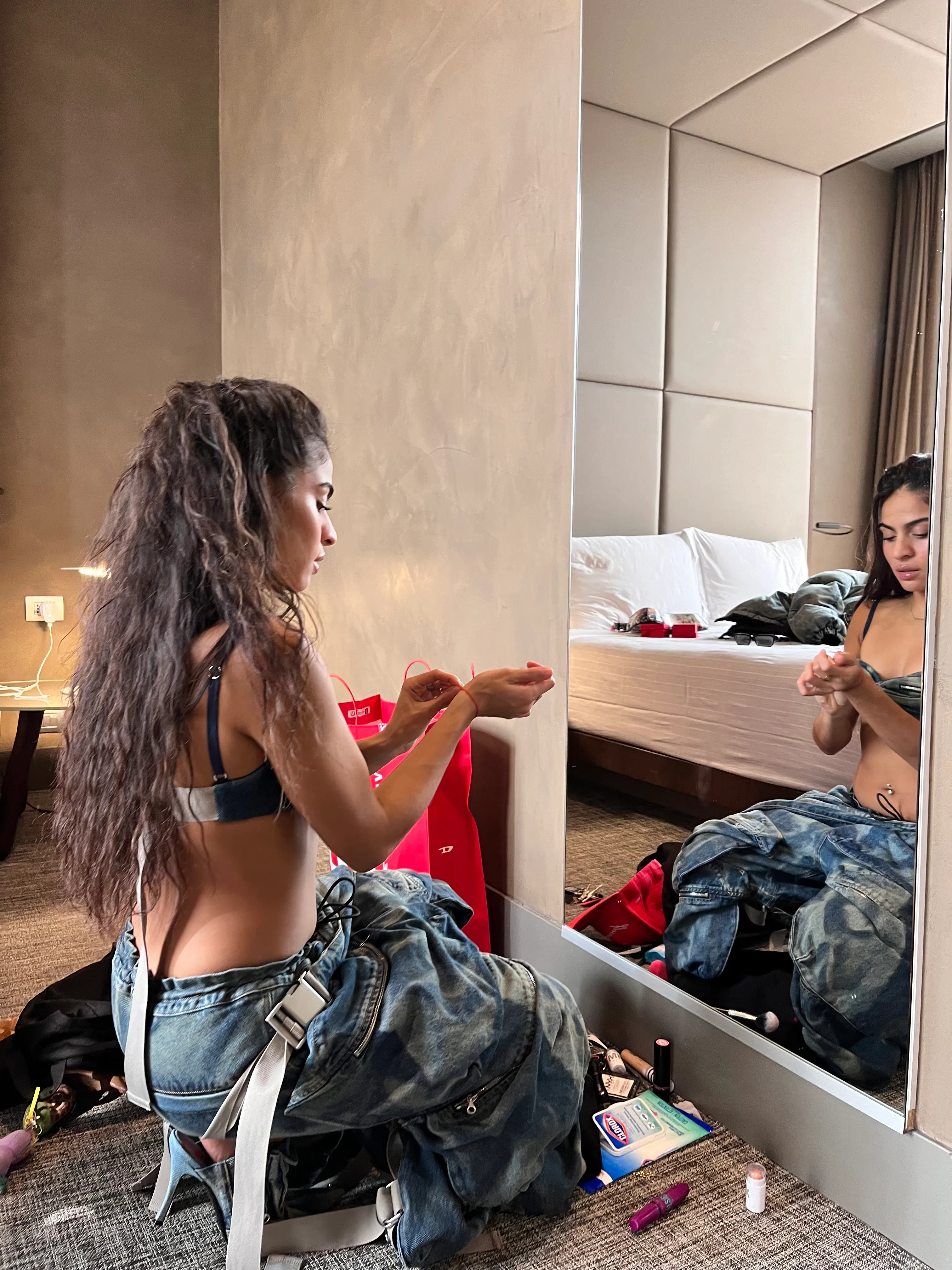 Jessie Reyez Gets Ready For Diesel Fall 2024 Show Milan