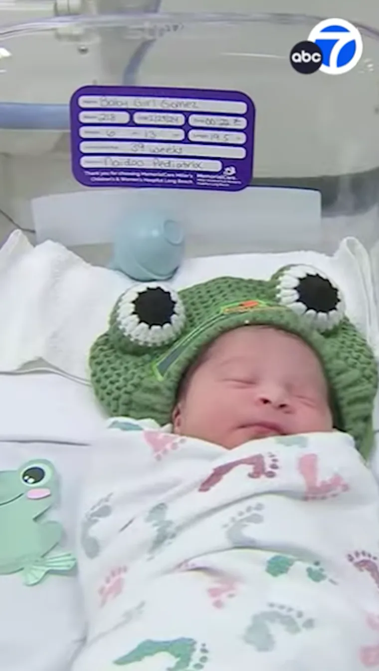 Babies Born On Leap Day Wear Frog Hats & It's A Perfect Tradition
