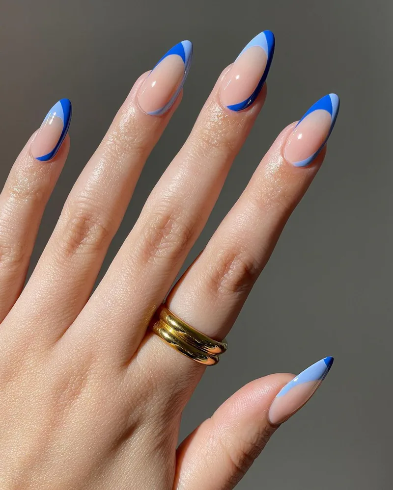 21 Blue Nail Ideas That Give Off Cool-Girl Vibes