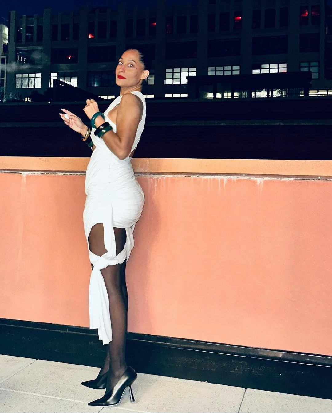 Tracee Ellis Ross' Long Almond Nails Are Keeping The Look Alive
