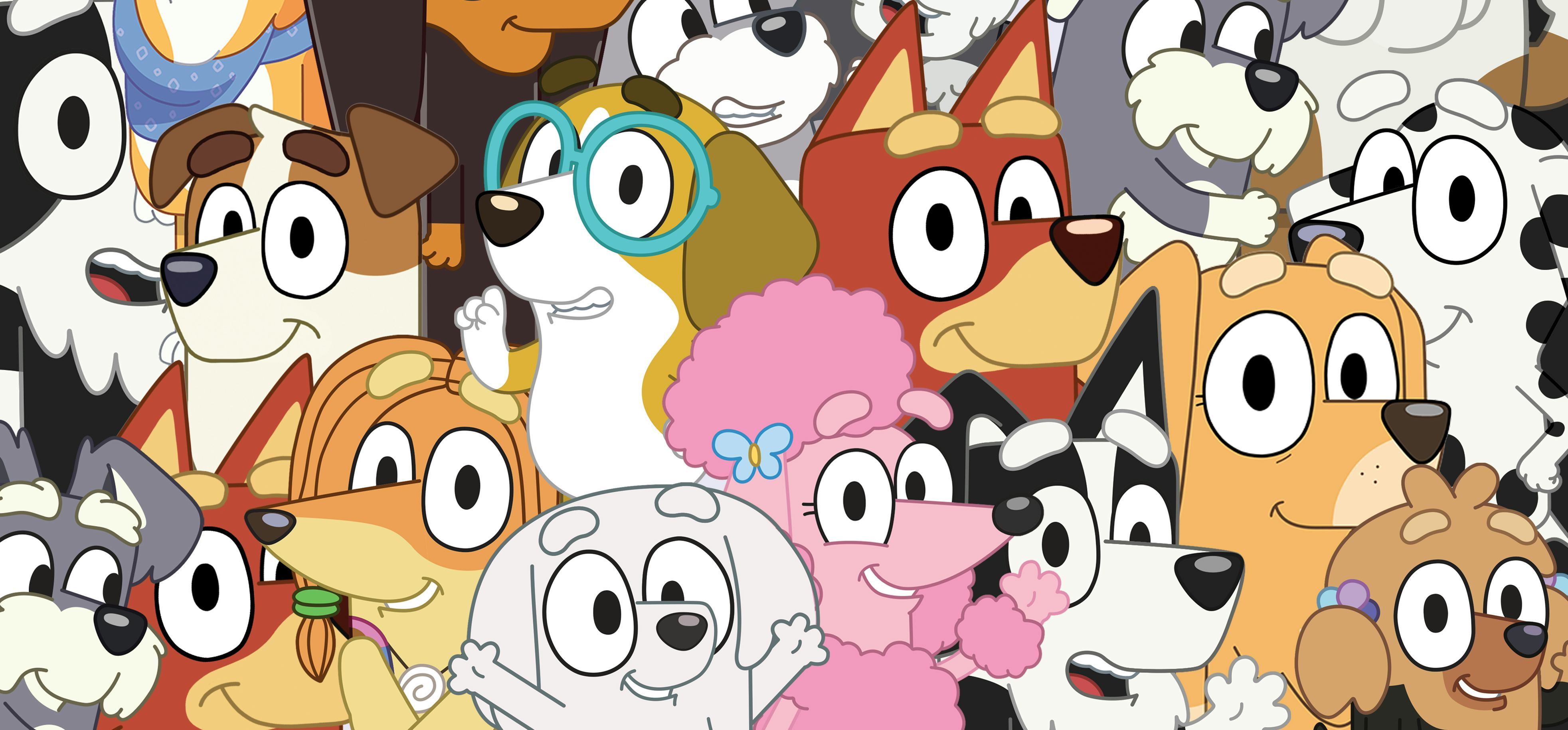 Bluey Bingo Decor, Bluey Family, Bluey Door Hanger Sign, Bluey