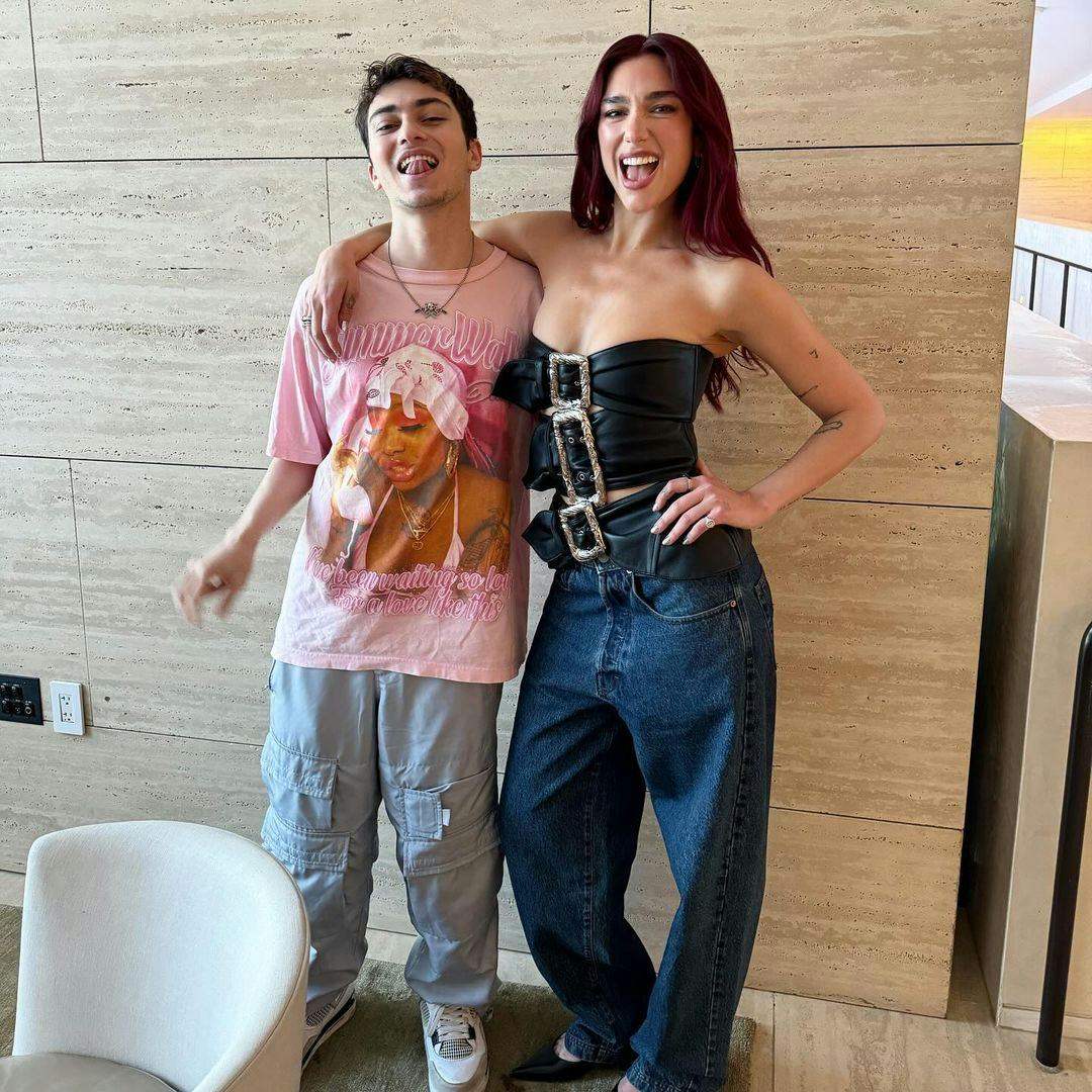 Dua Lipa's Topless Look Includes a Throwback '00s Styling Hack