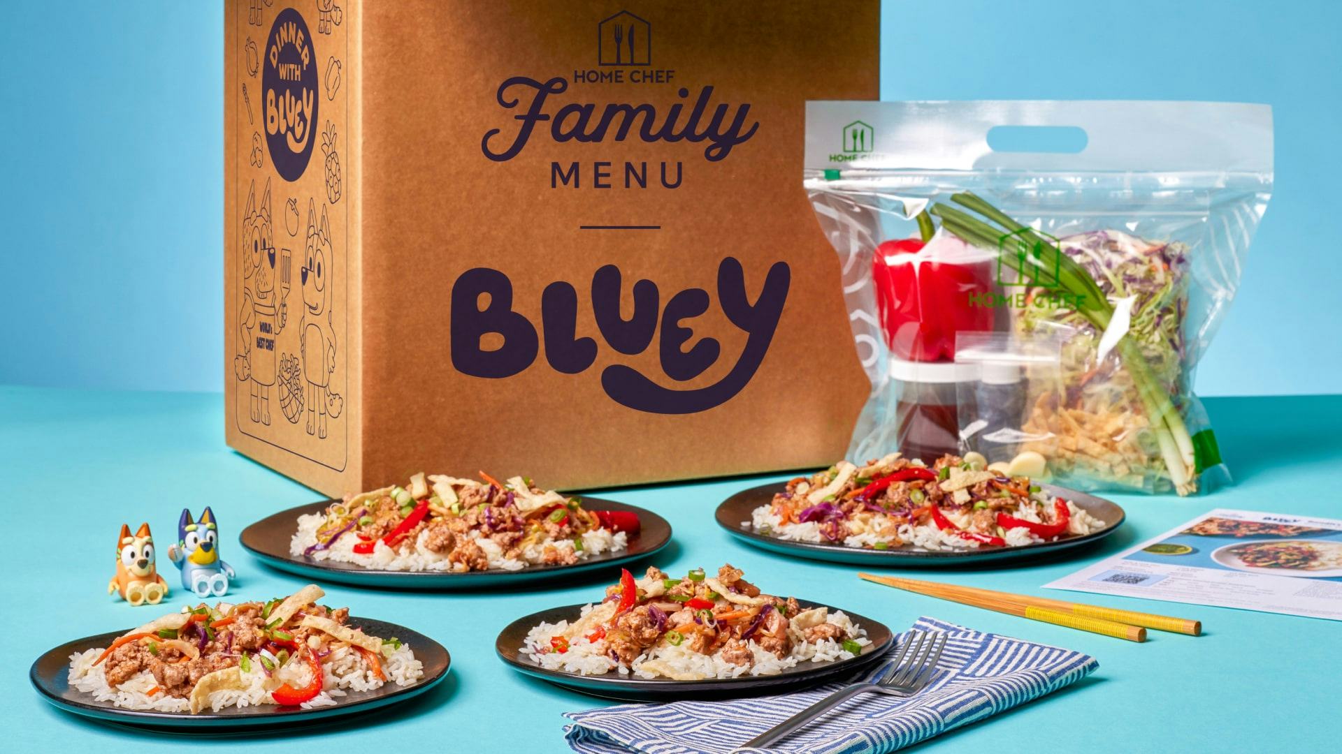 'Bluey' Inspired Meals (& Toys) Are Now Available From Home Chef