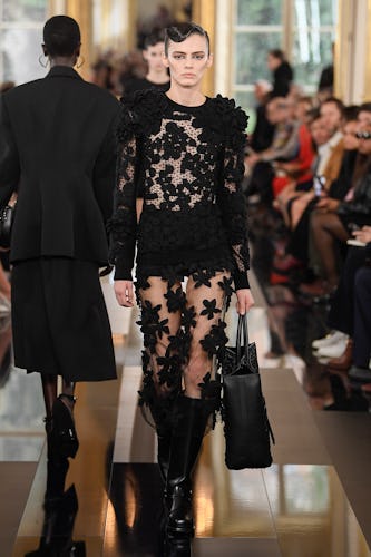 Valentino Goes Back to Black for Fall 2024