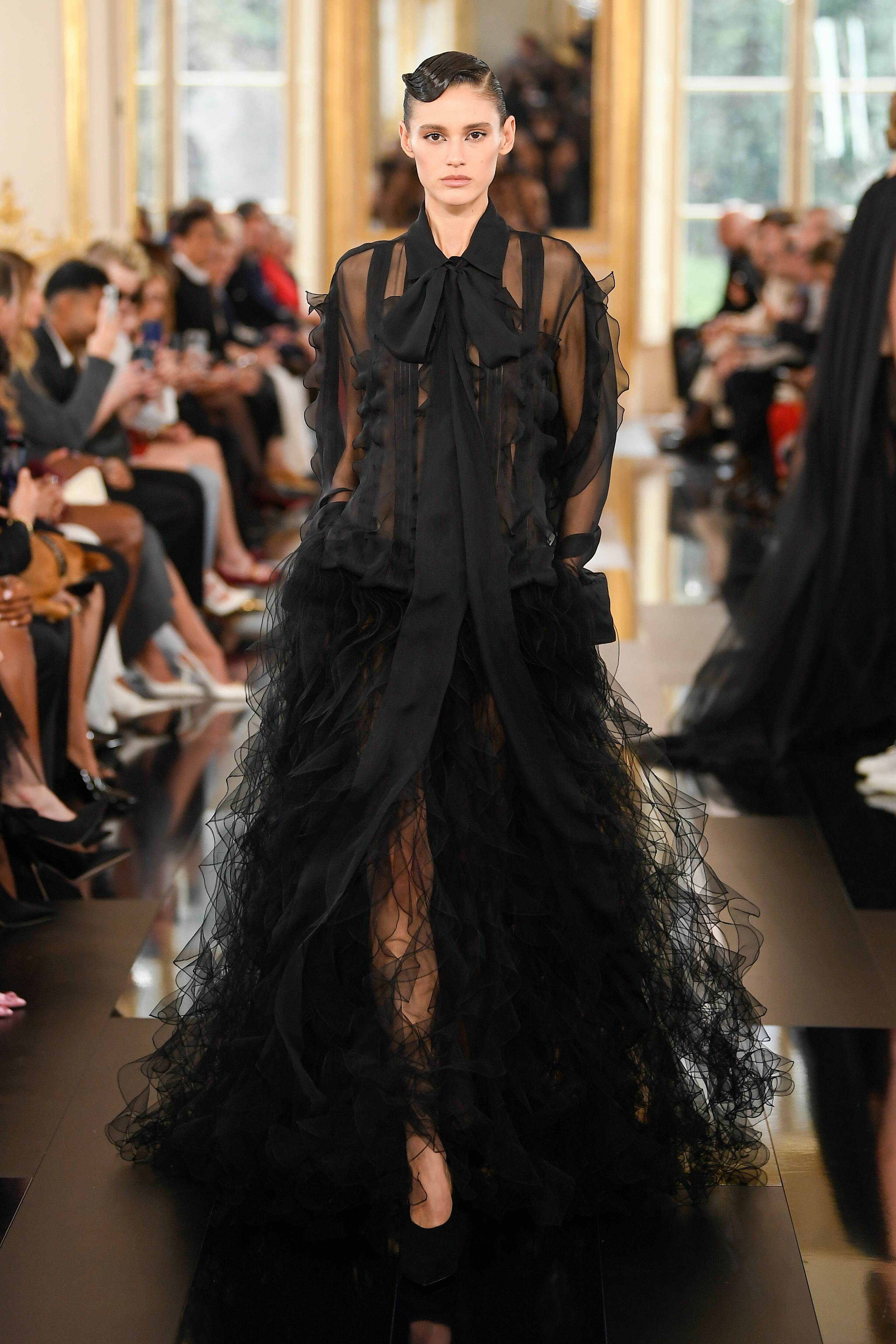 Valentino Goes Back to Black for Fall 2024