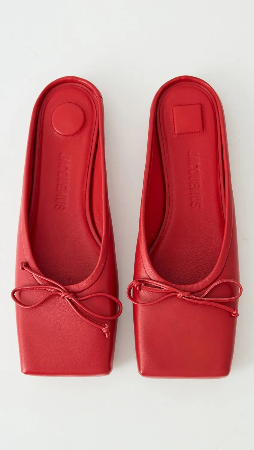 Red Flats Are The Fashion Industry's Latest Footwear Obsession