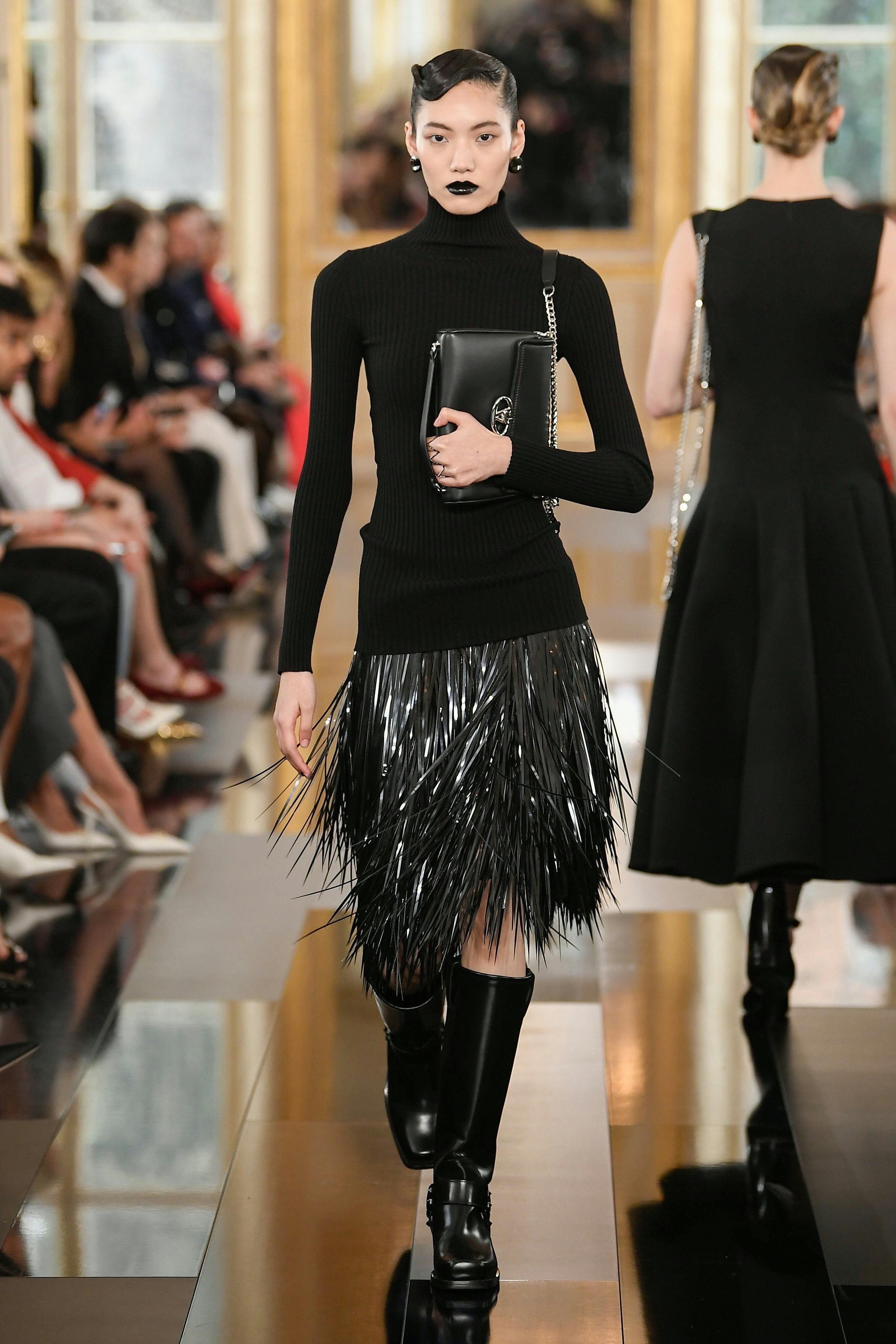 Valentino Goes Back to Black for Fall 2024