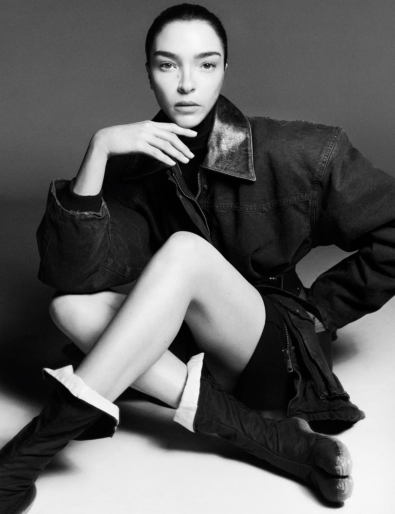 Model Mariacarla Boscono Slips into Spring’s New Classics