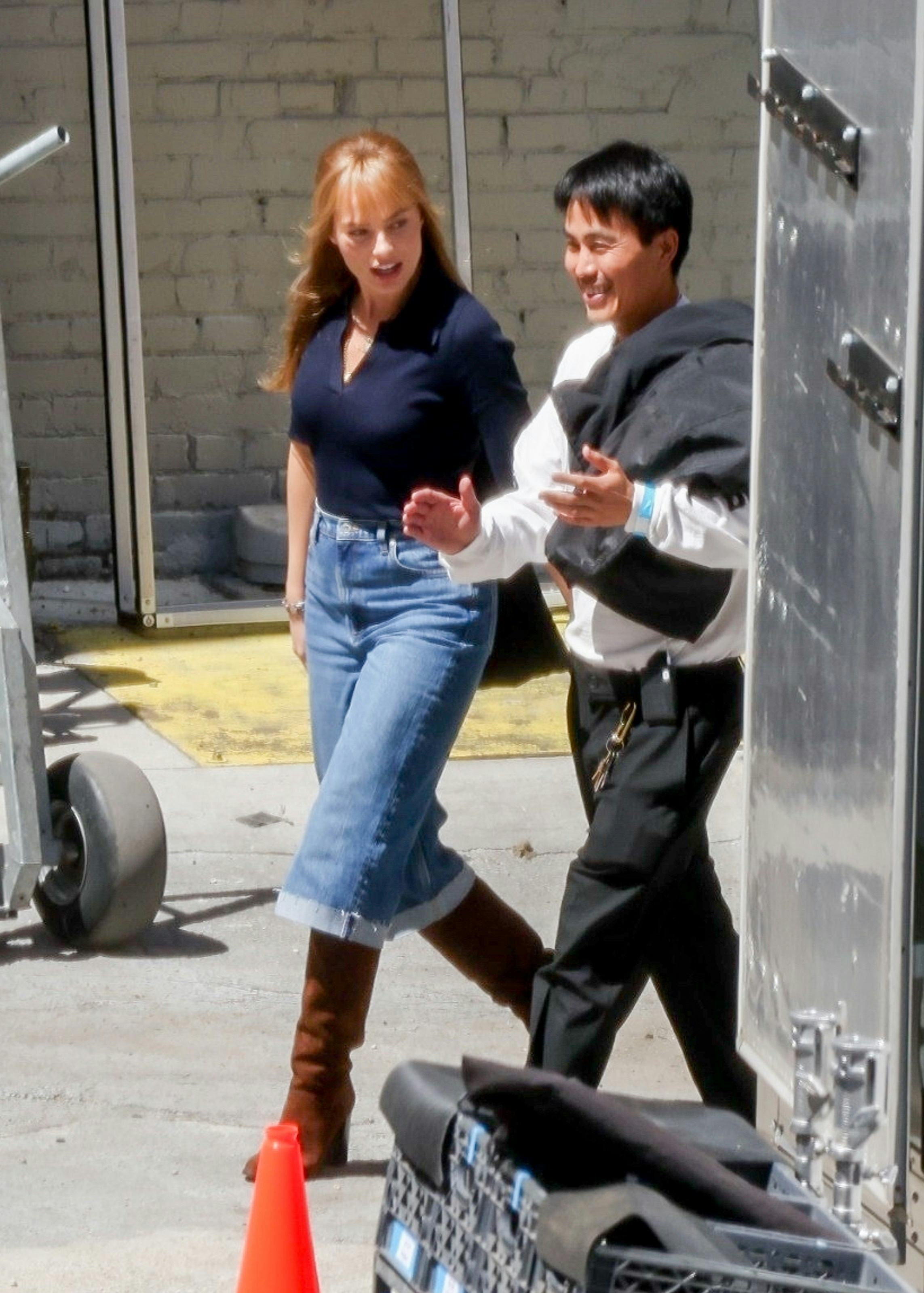 Margot Robbie's New Strawberry Blonde Hair Is The Sweetest Summer Shade