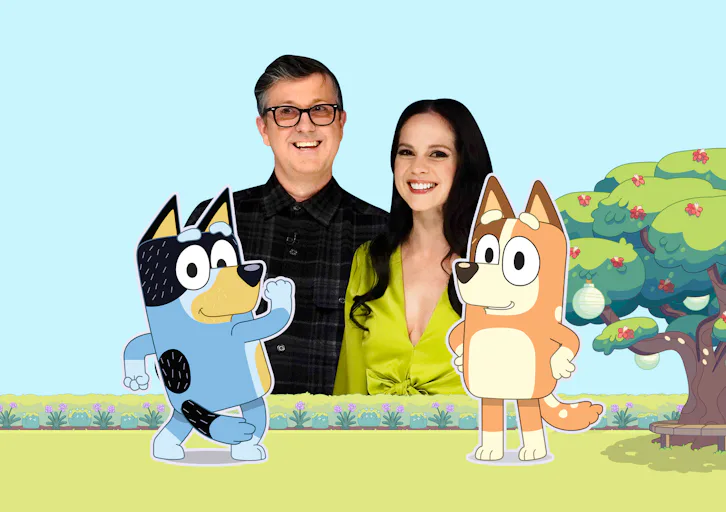 'Bluey' Voice Actors Melanie Zanetti & David McCormack Love Chilli ...