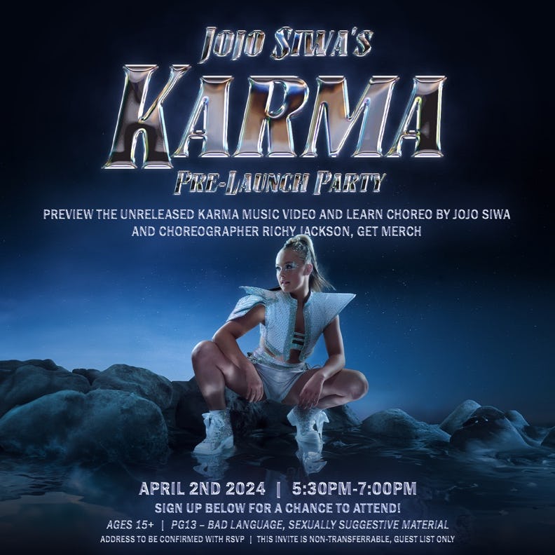 I Accidentally Went To A JoJo Siwa Superfan Event For “Karma”