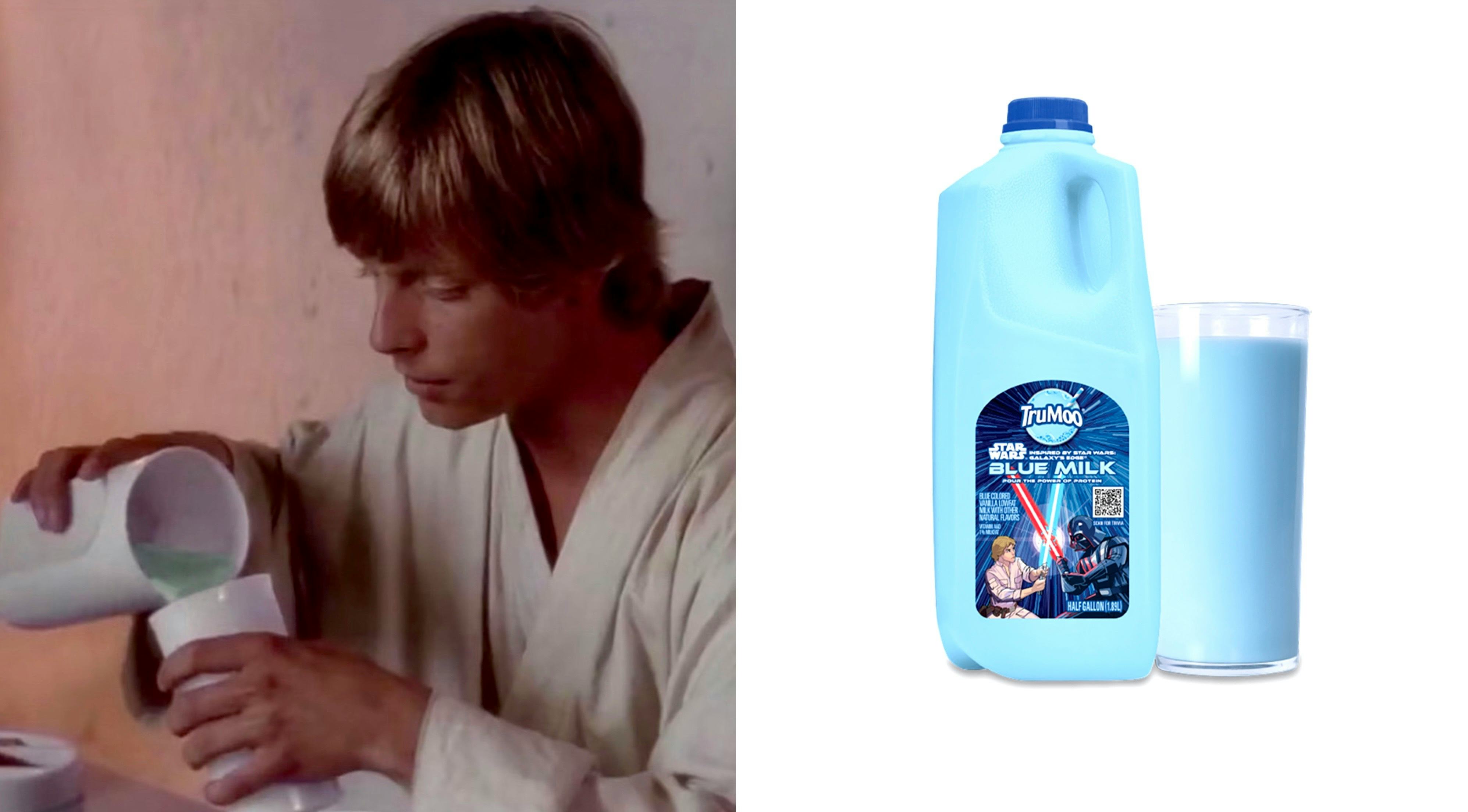 TruMoo's 'Star Wars' Blue Milk Vs. Disney's: Which One's Better?