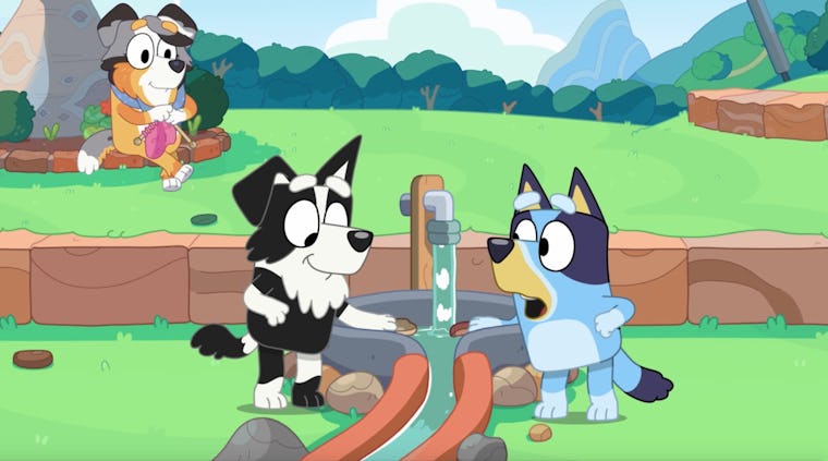 5 'Bluey' Water Games To Play In Pools, Sprinklers, Streams, & More