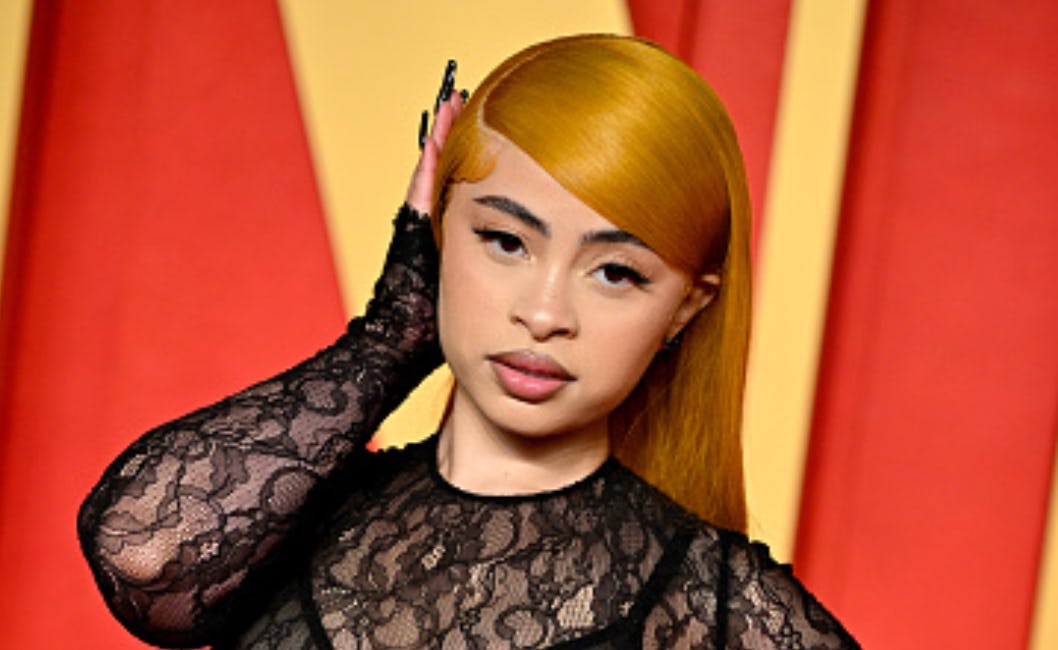 Ice Spice Celebrated Sabrina Carpenter’s 25th Bday In A G-String & Fishnets