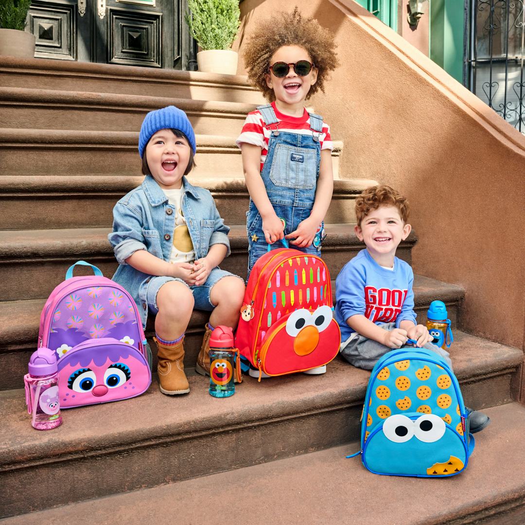 The Skip Hop x Sesame Street Collection Includes Elmo, Abby, & Cookie ...