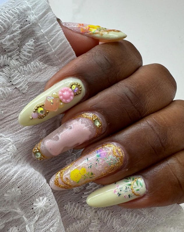 10 "Bridgerton" Nail Art Ideas For Your Next High Society Mani