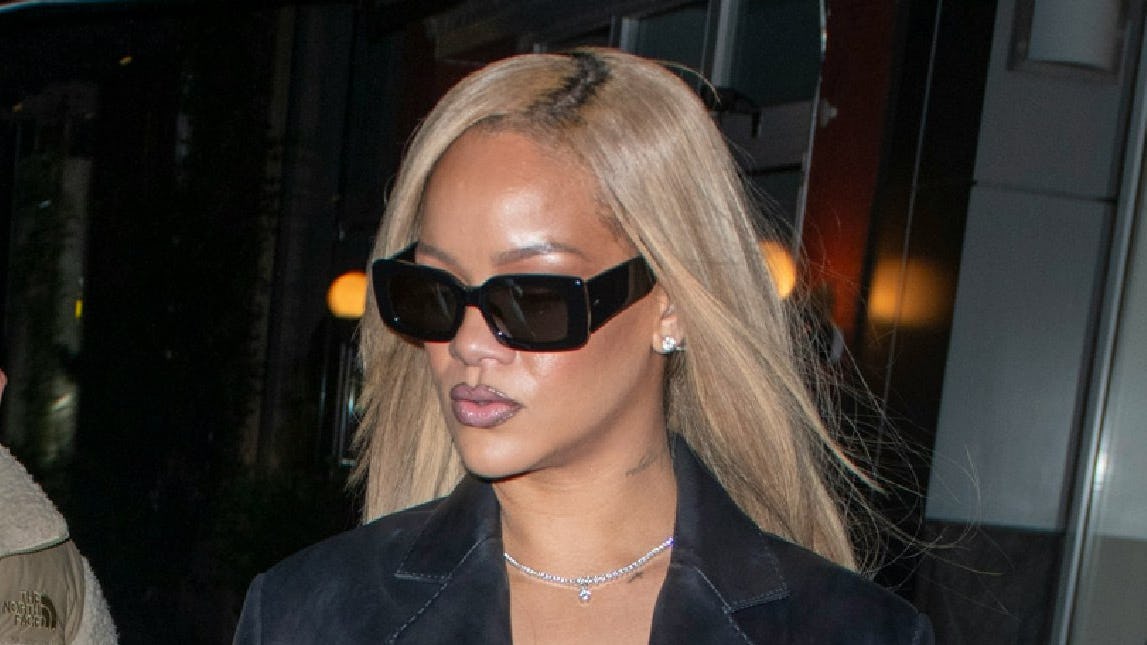 Rihanna's Leather & Sheer Date Night Look With A$AP Rocky