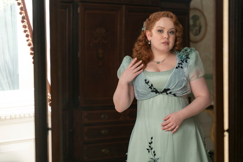 Nicola Coughlan Wore The Bridgerton Boob And Sheer Trends In Season 3